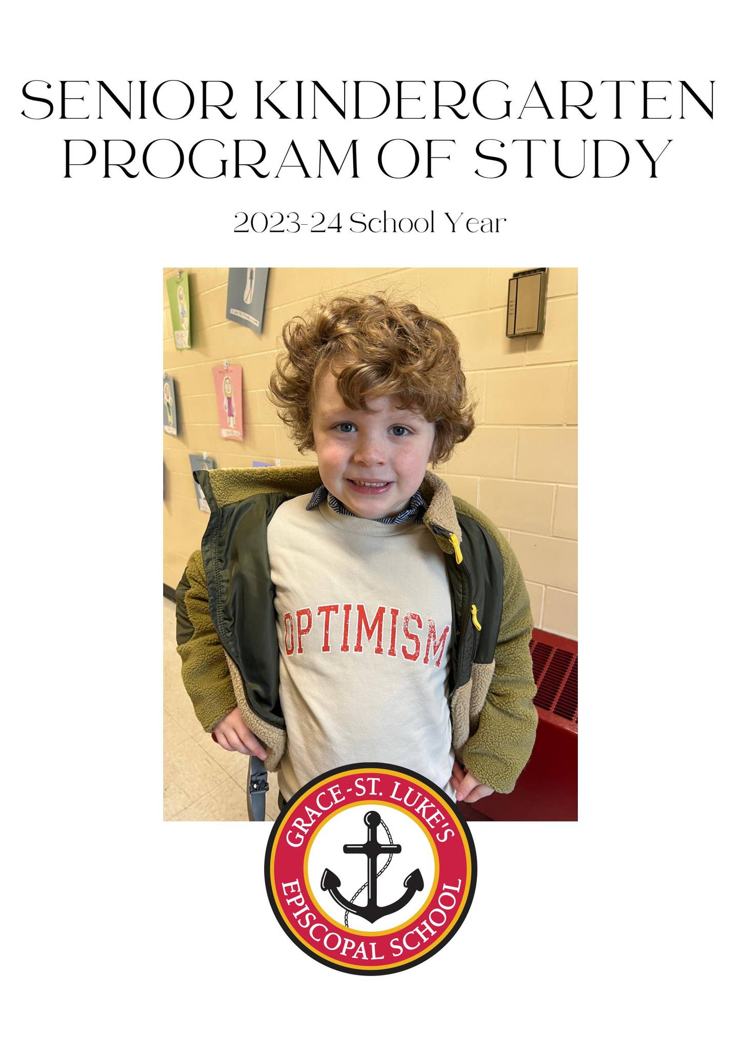 Senior Kindergarten Program of Study by Grace-St. Luke's Episcopal ...