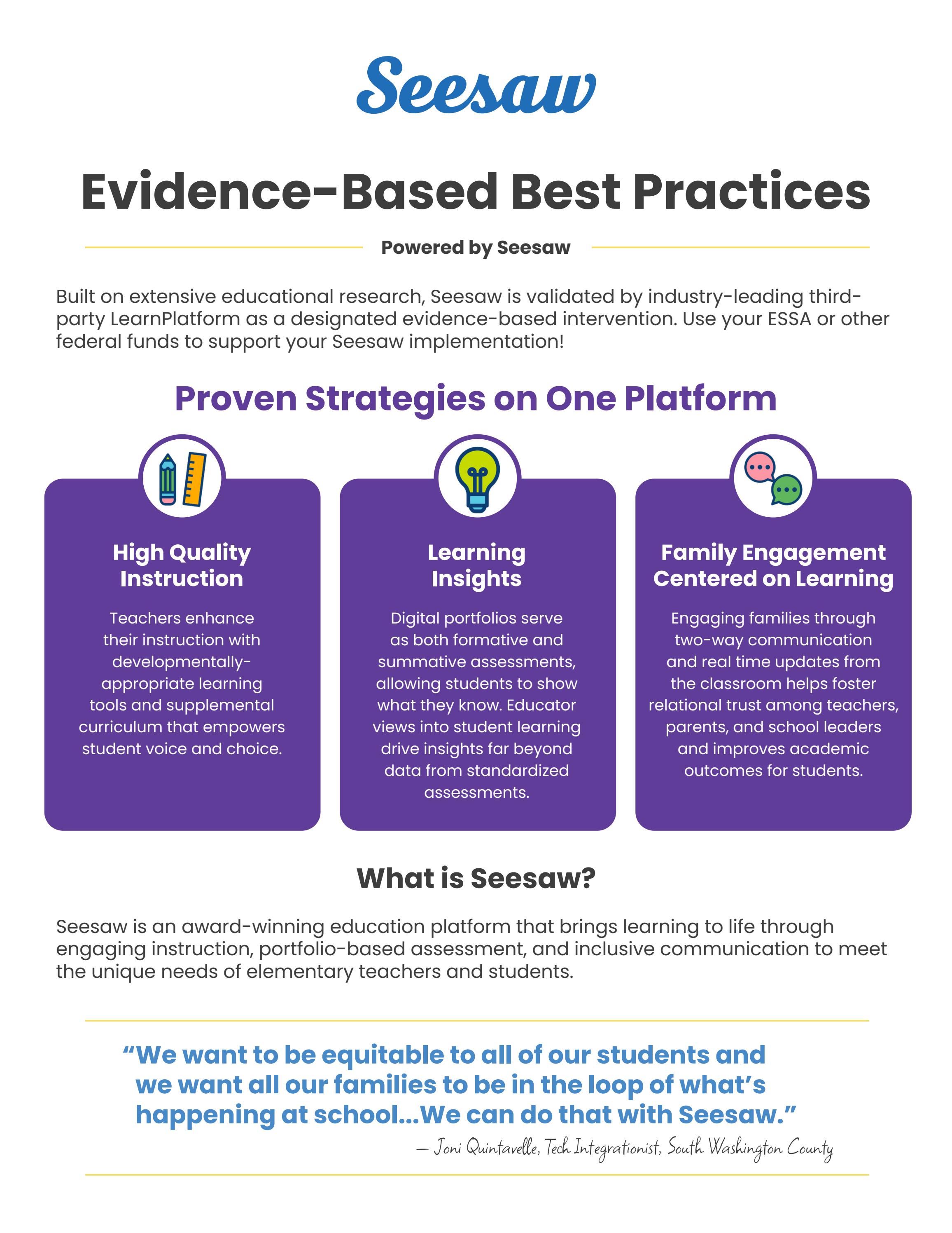 Evidence-Based Best Practices by seesawlearning - Issuu