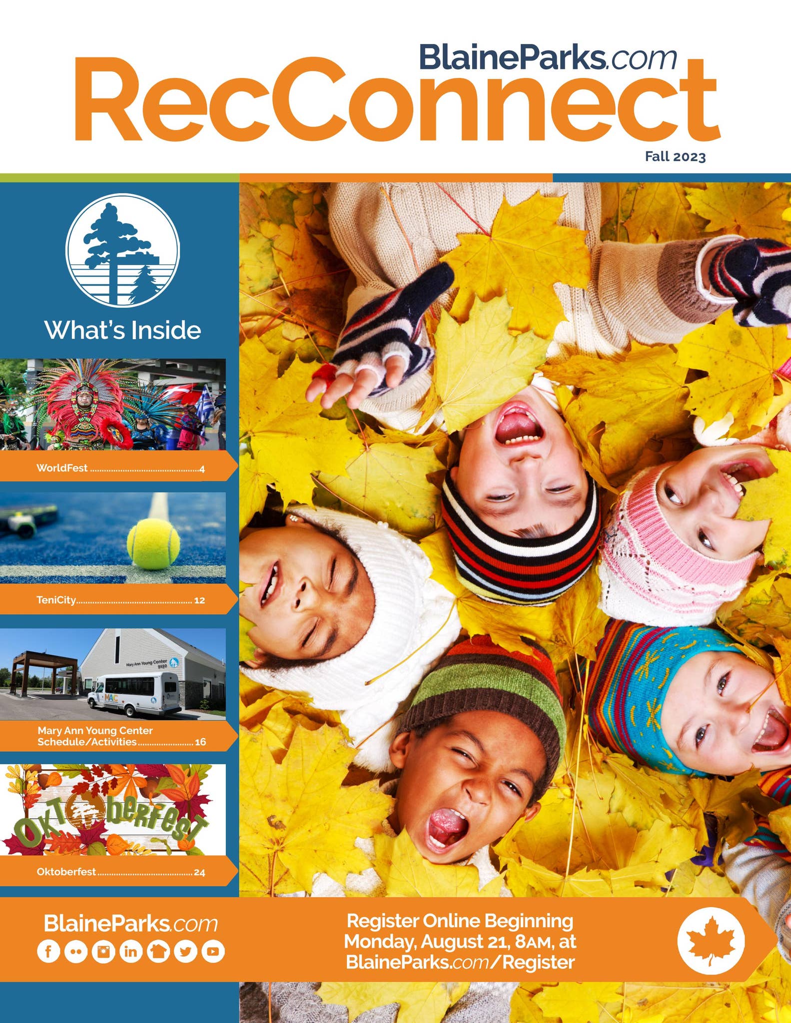 RecConnect - Fall 2023 by City of Blaine - Issuu