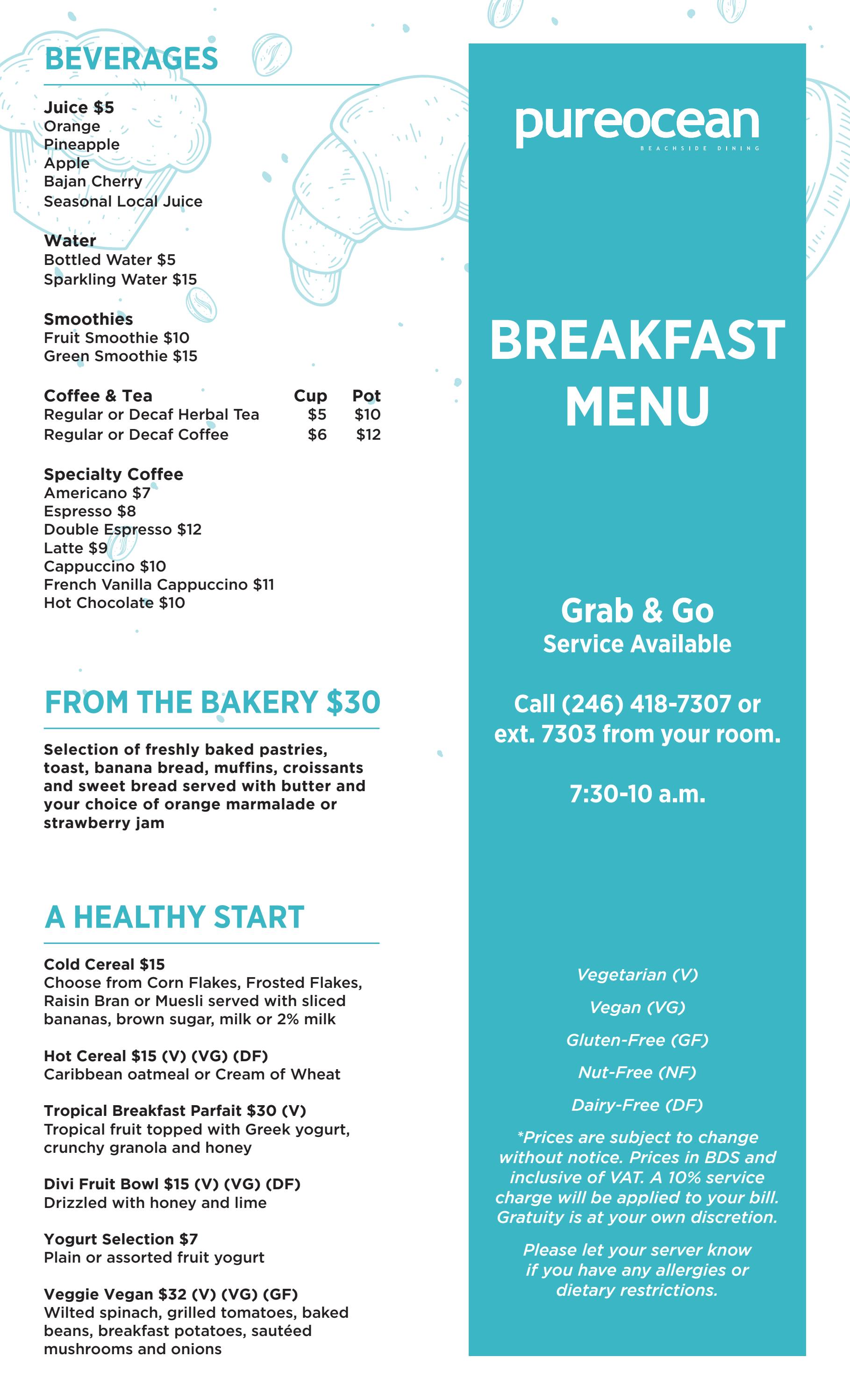 Southwinds Pureoceans Food Menu by Divi Resorts - Issuu