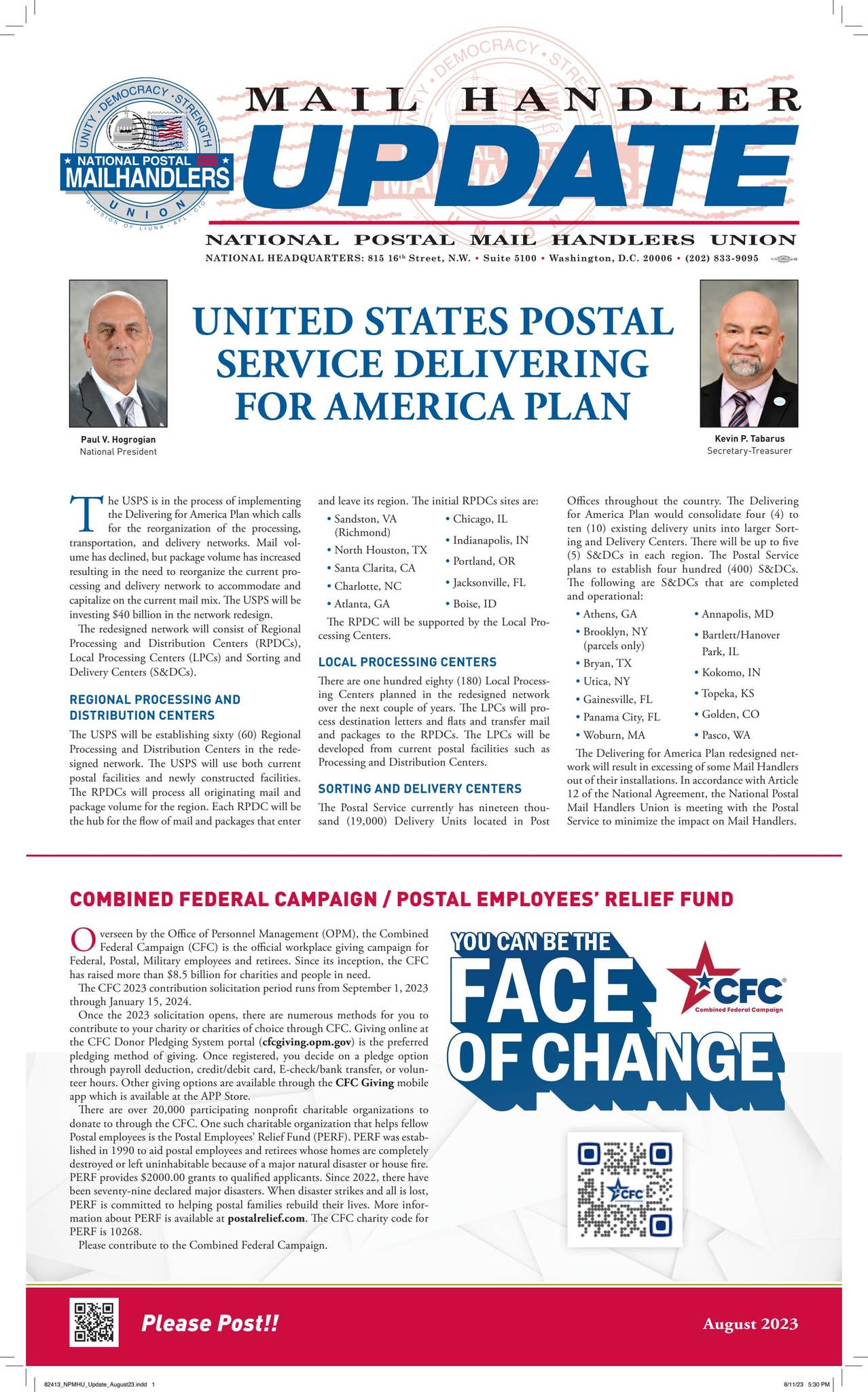 August 2023 by National Postal Mail Handlers Union - Issuu