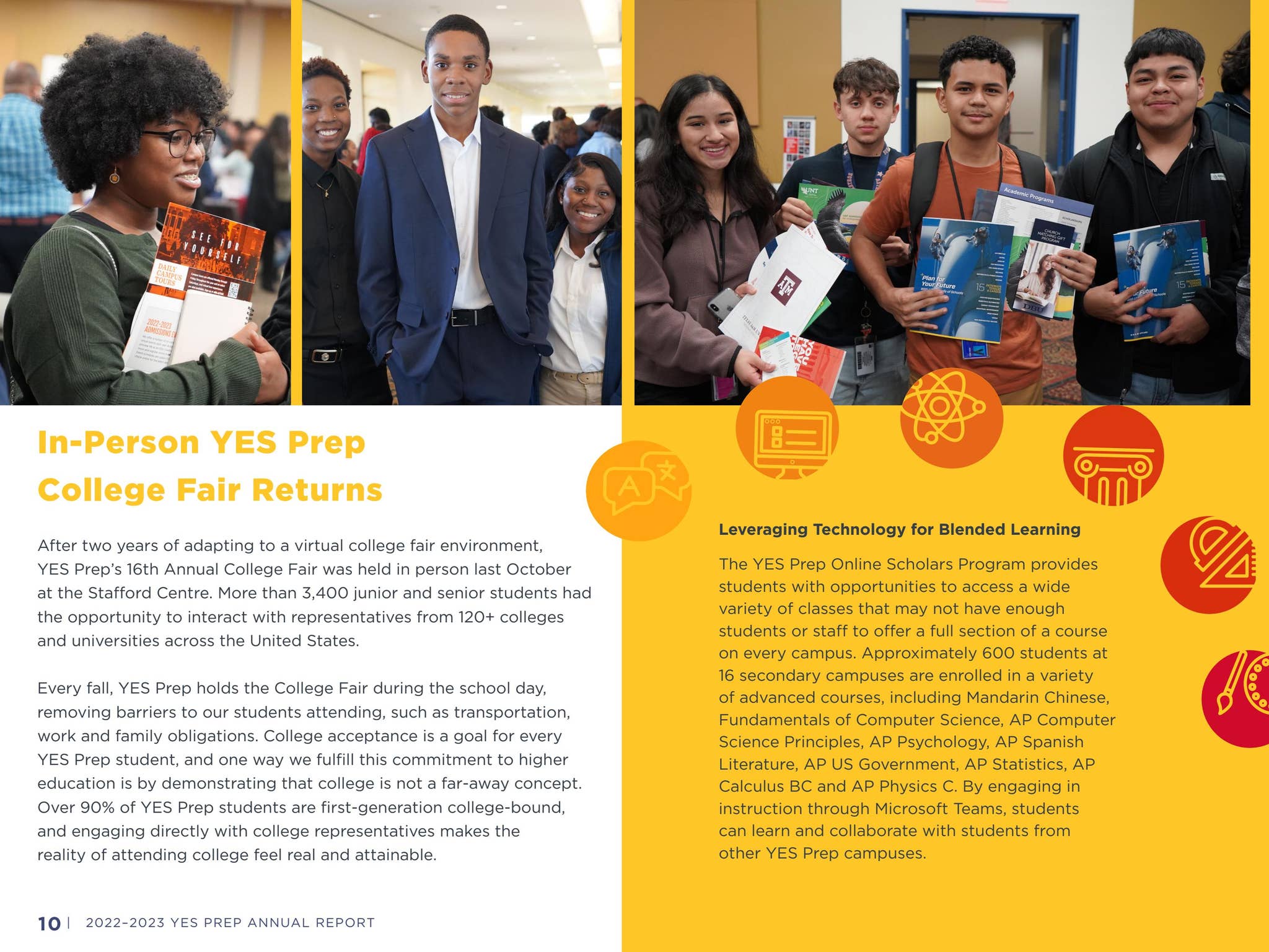 YES Prep Annual Report 2022-2023 by YES Prep Public Schools - Issuu