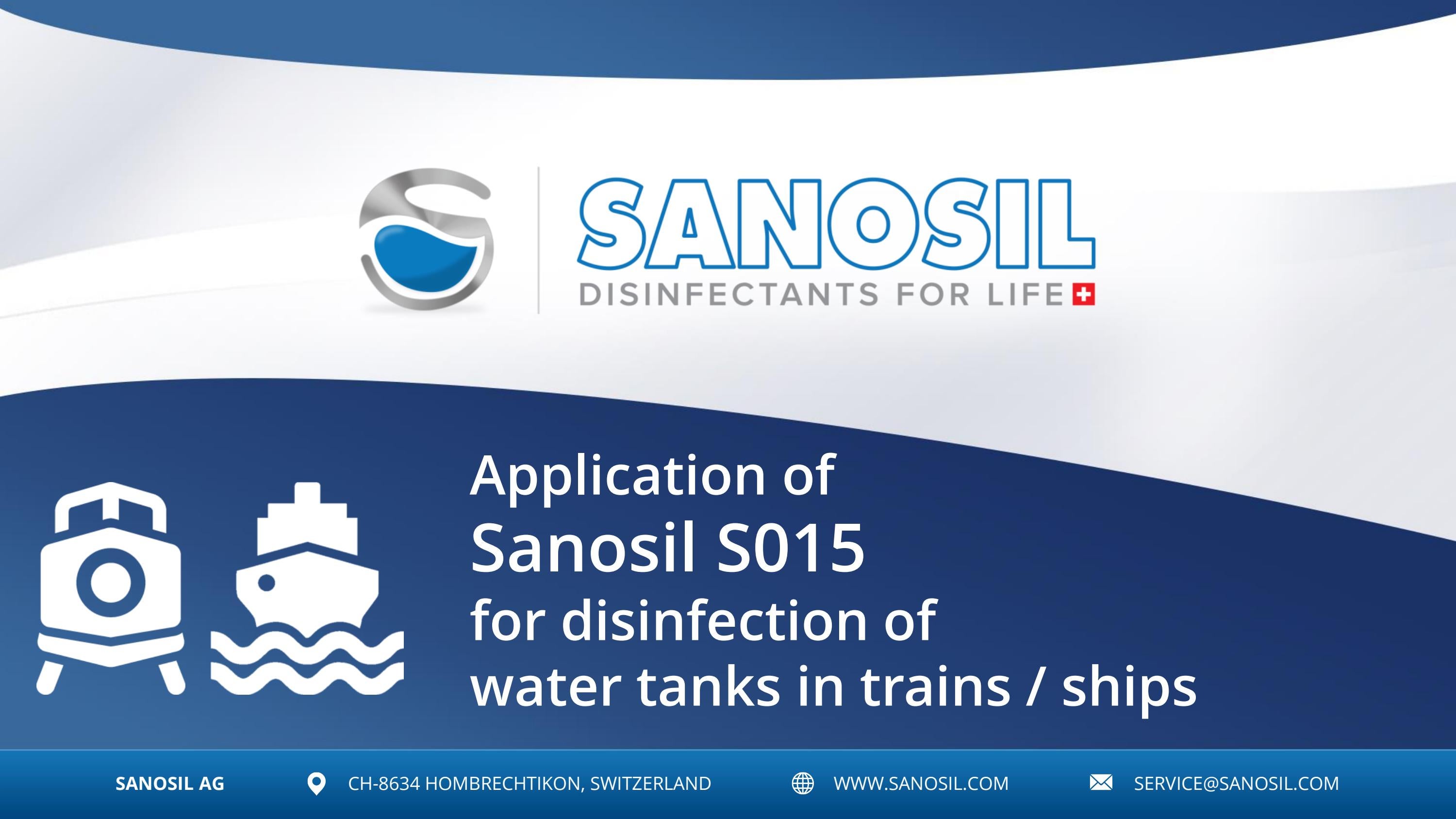PPT - water tanks disinfection in trains ships Sanosil S15 - EN by ...