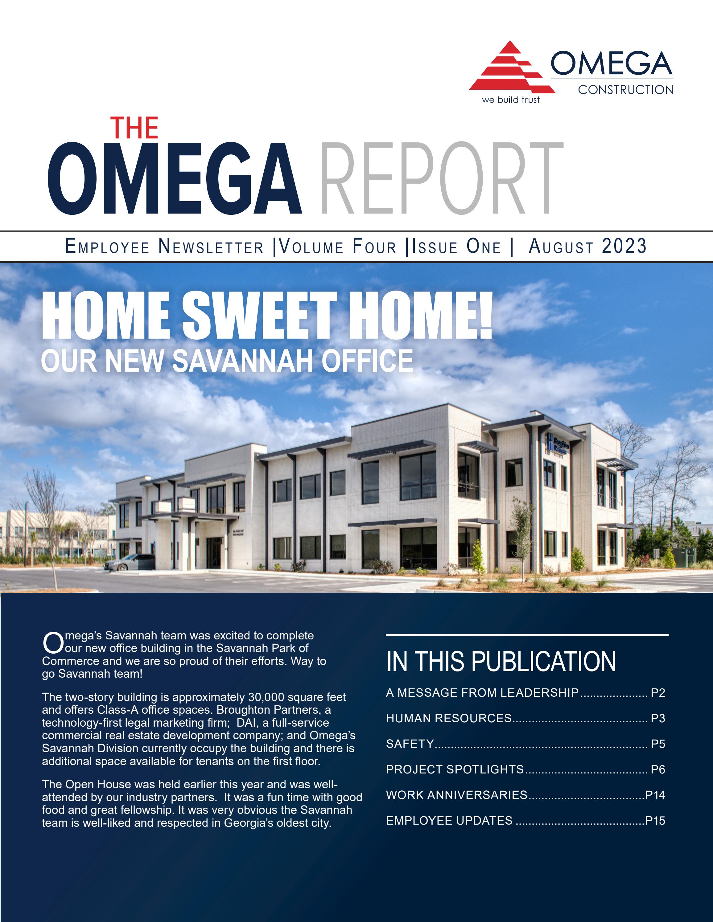 The Omega Report by Omega Construction - Issuu