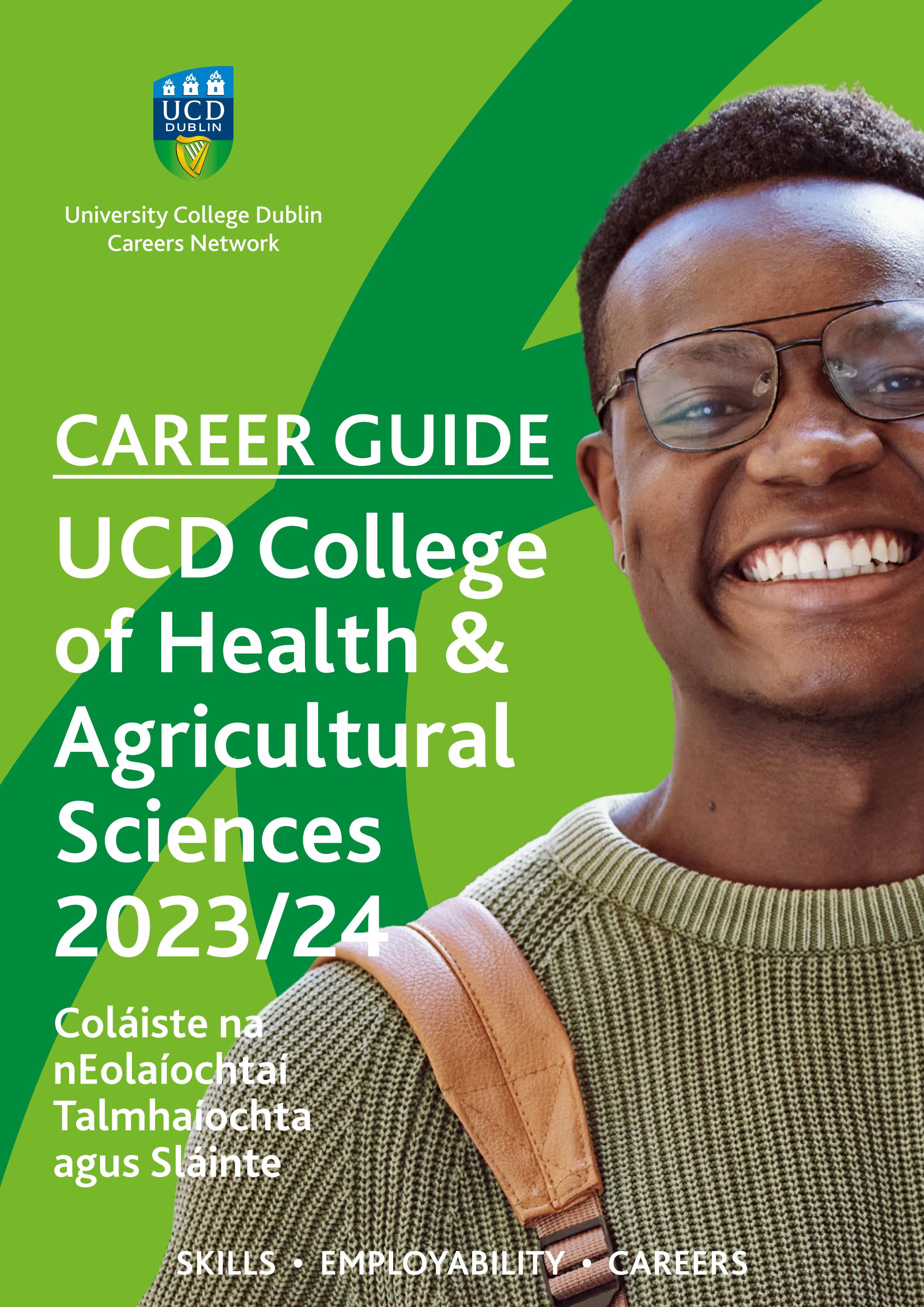UCD Health & Agricultural Sciences Career Guide 23/24 by ucdcareers - Issuu