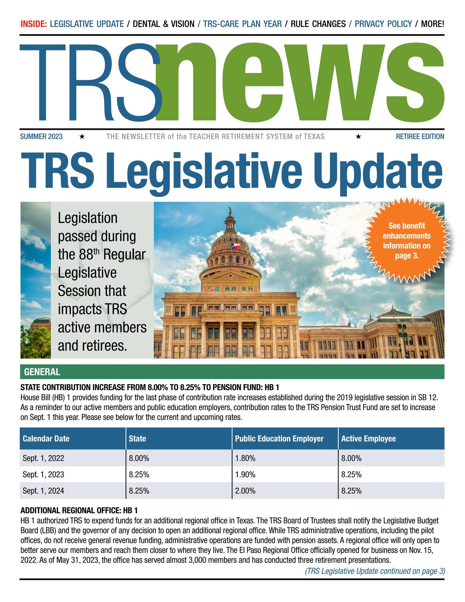 TRS News Summer 2023: Retiree Edition by Teacher Retirement System of ...