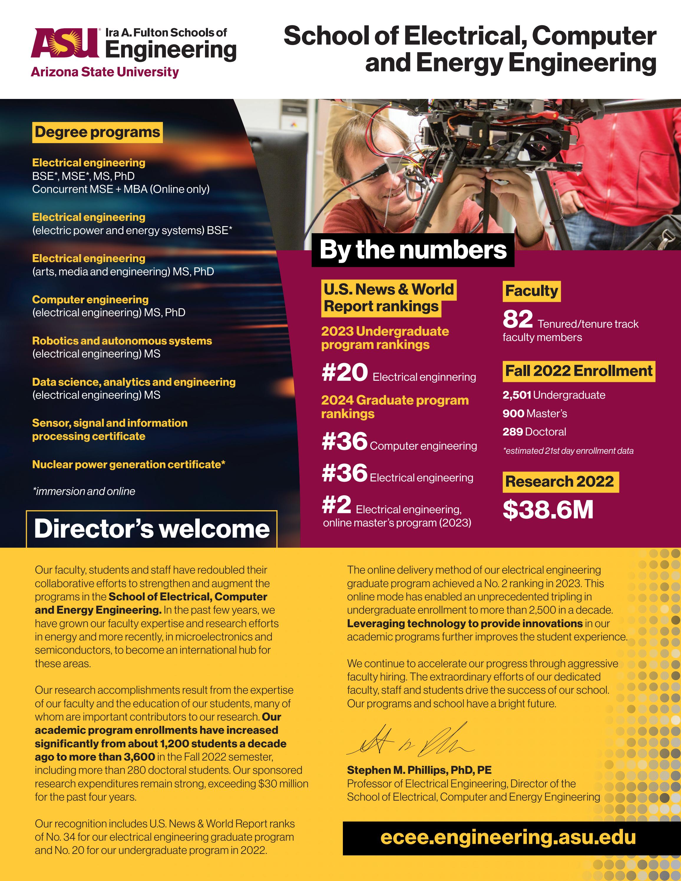 ECEE One-Pager by Ira A. Fulton Schools of Engineering Arizona State University - Issuu