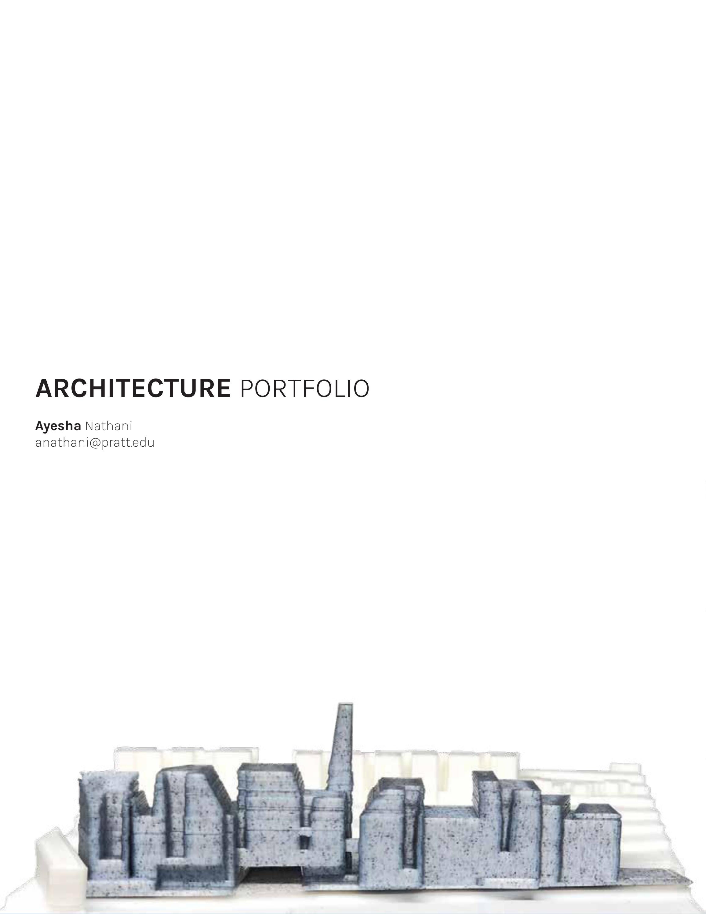 Architecture Portfolio by Ayesha Nathani - Issuu