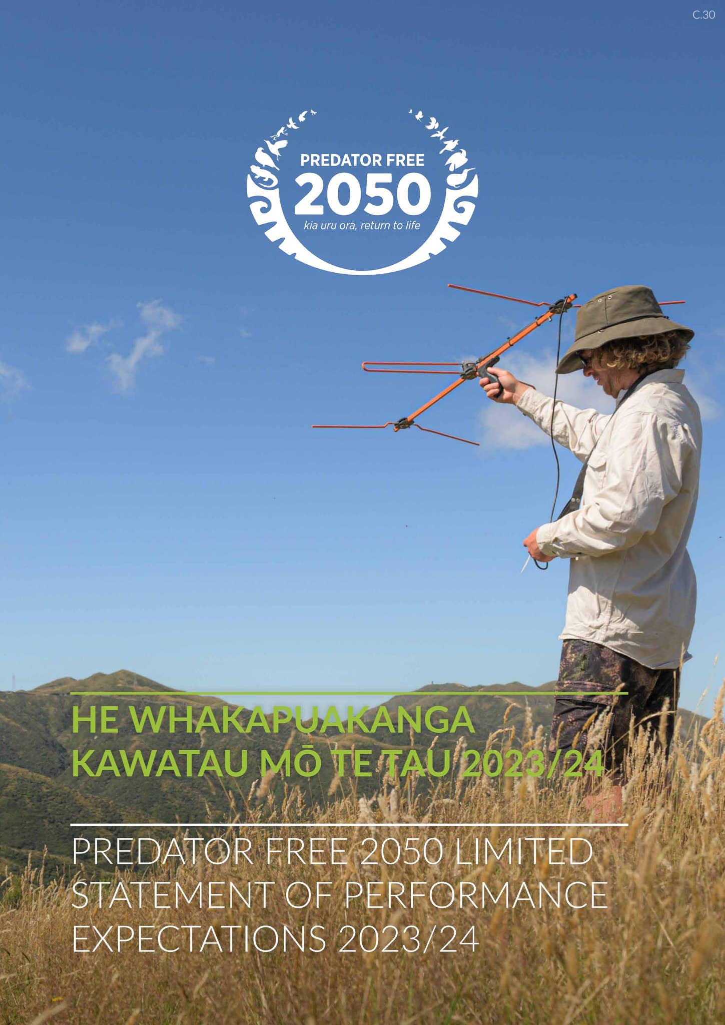 Statement of Performance Expectations 2023-2024 by Predator Free 2050 ...