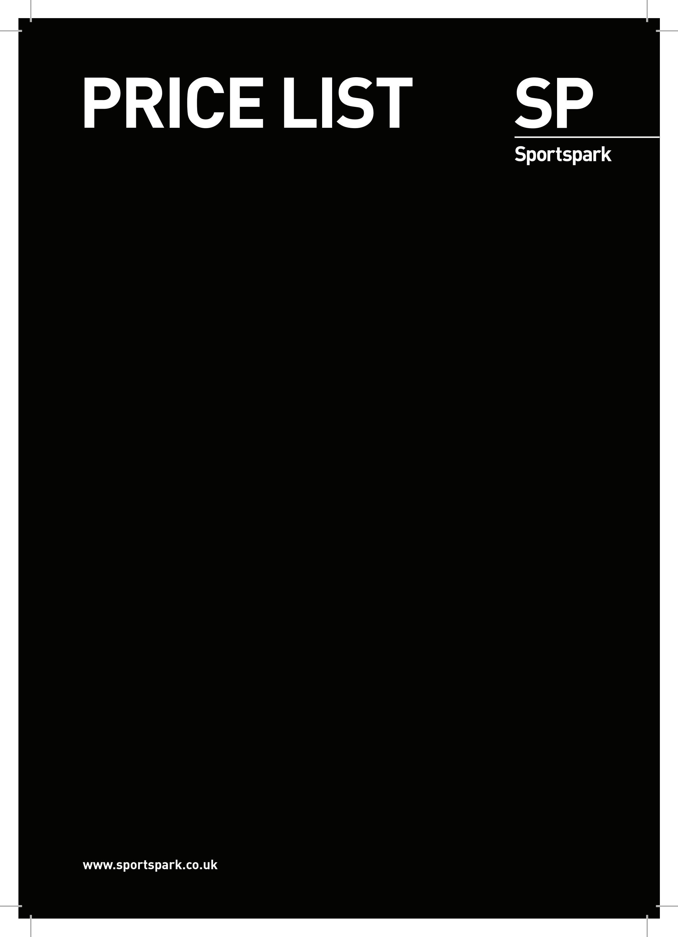 Pricing Update August 2023 by ueasportspark - Issuu