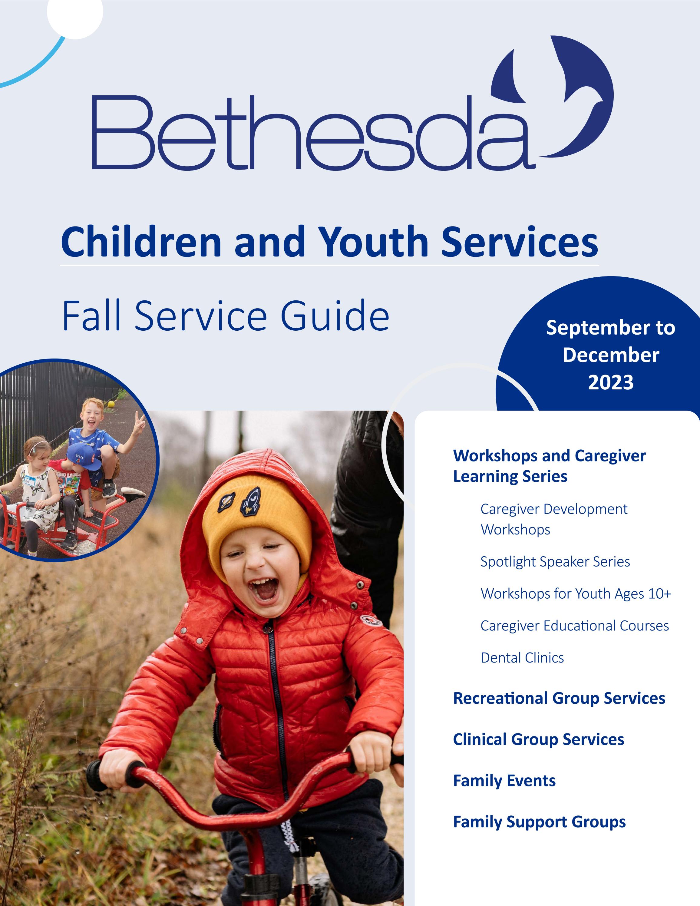 Children and Youth Services | Fall Service Guide 2023 by Bethesda ...