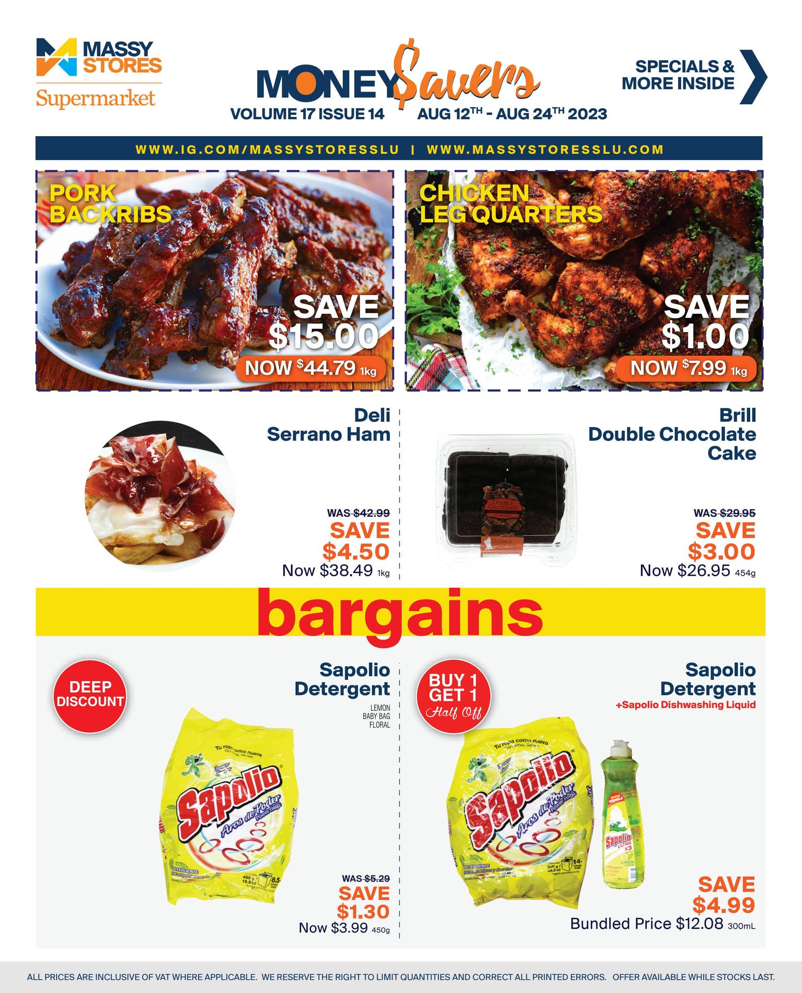 Money Savers Volume 17 Issue 14 by massystorestt - Issuu