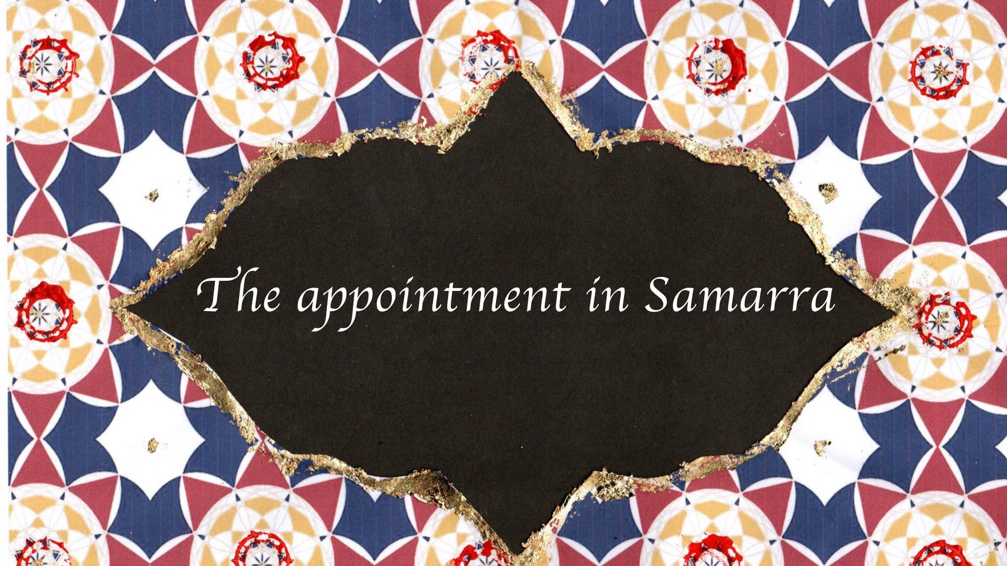The appointment in Samarra by Joy Abbott - Issuu