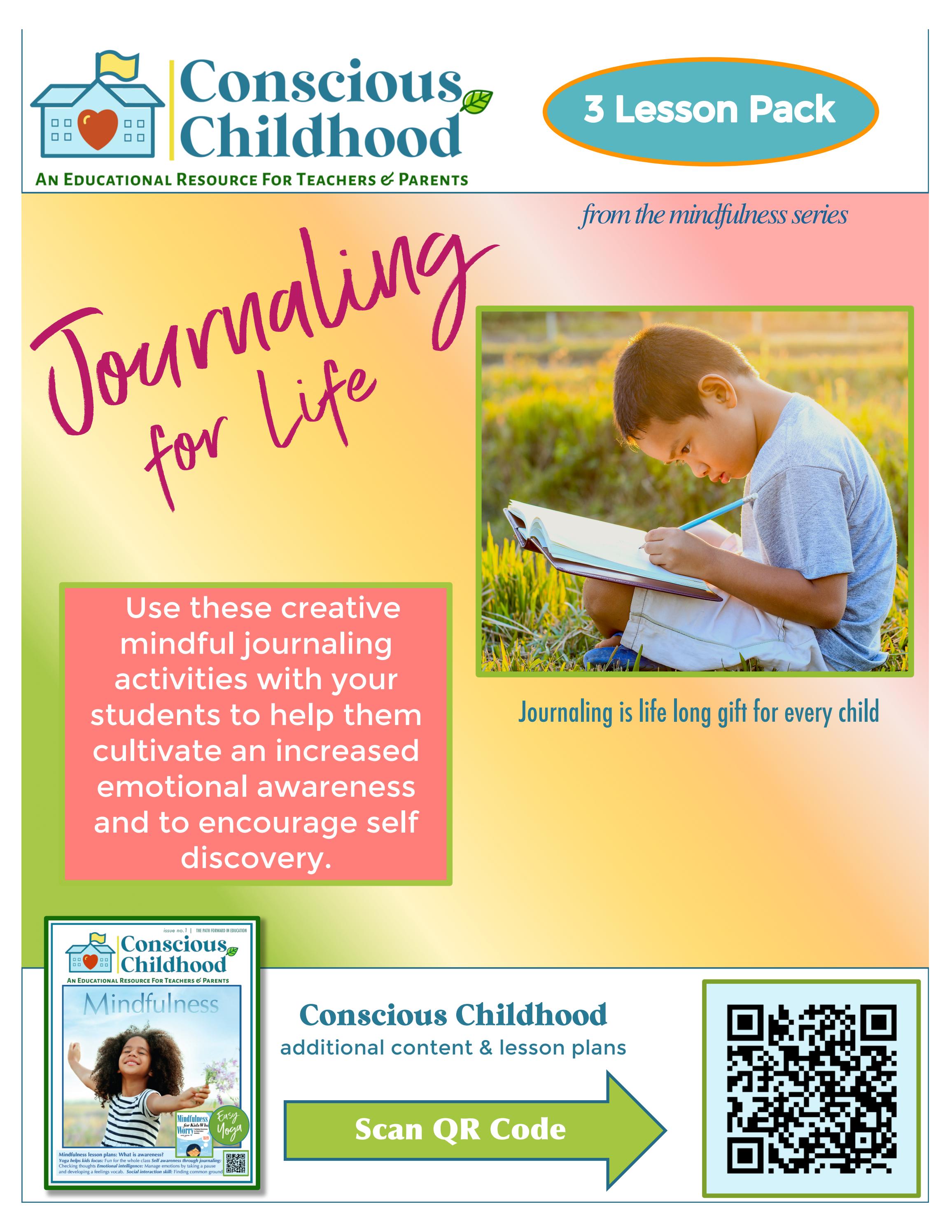 Education: How Journaling Helps Our Children Connect (3) Lesson Pack by ...