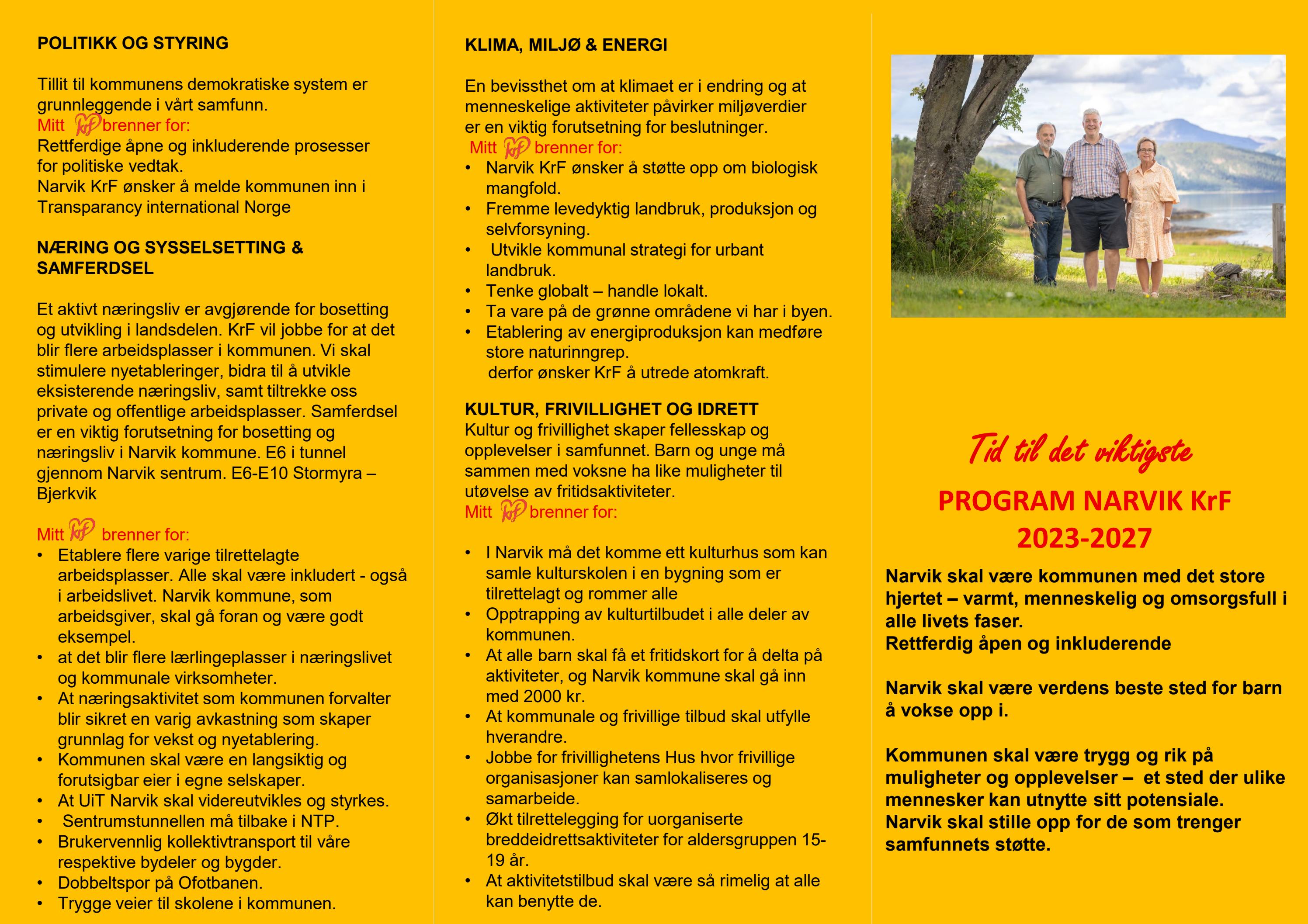 KrF lite program 2023 by Amedia Ressurs Harstad - Issuu