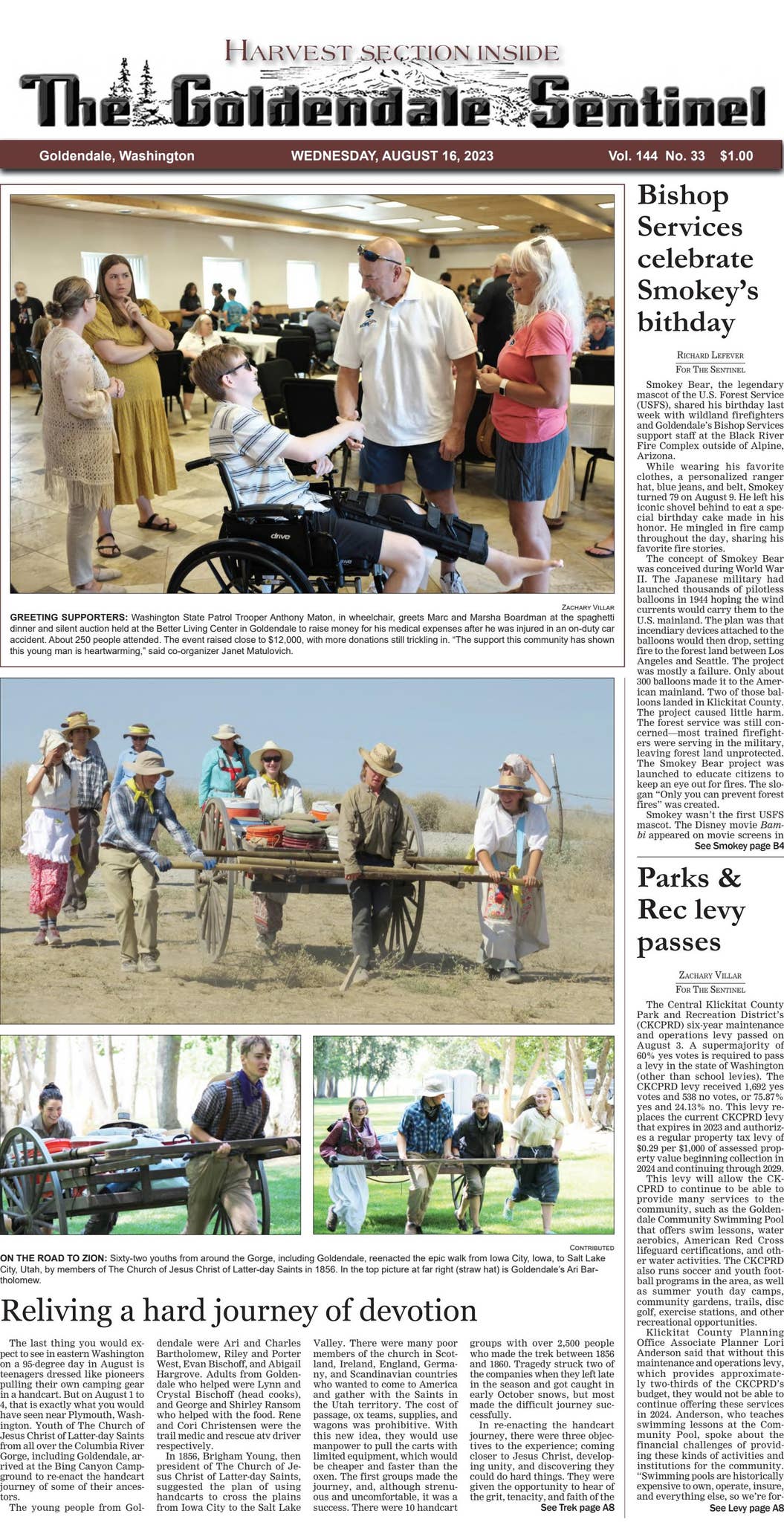 Goldendale Sentinel August 16, 2023 by Goldendale Sentinel - Issuu