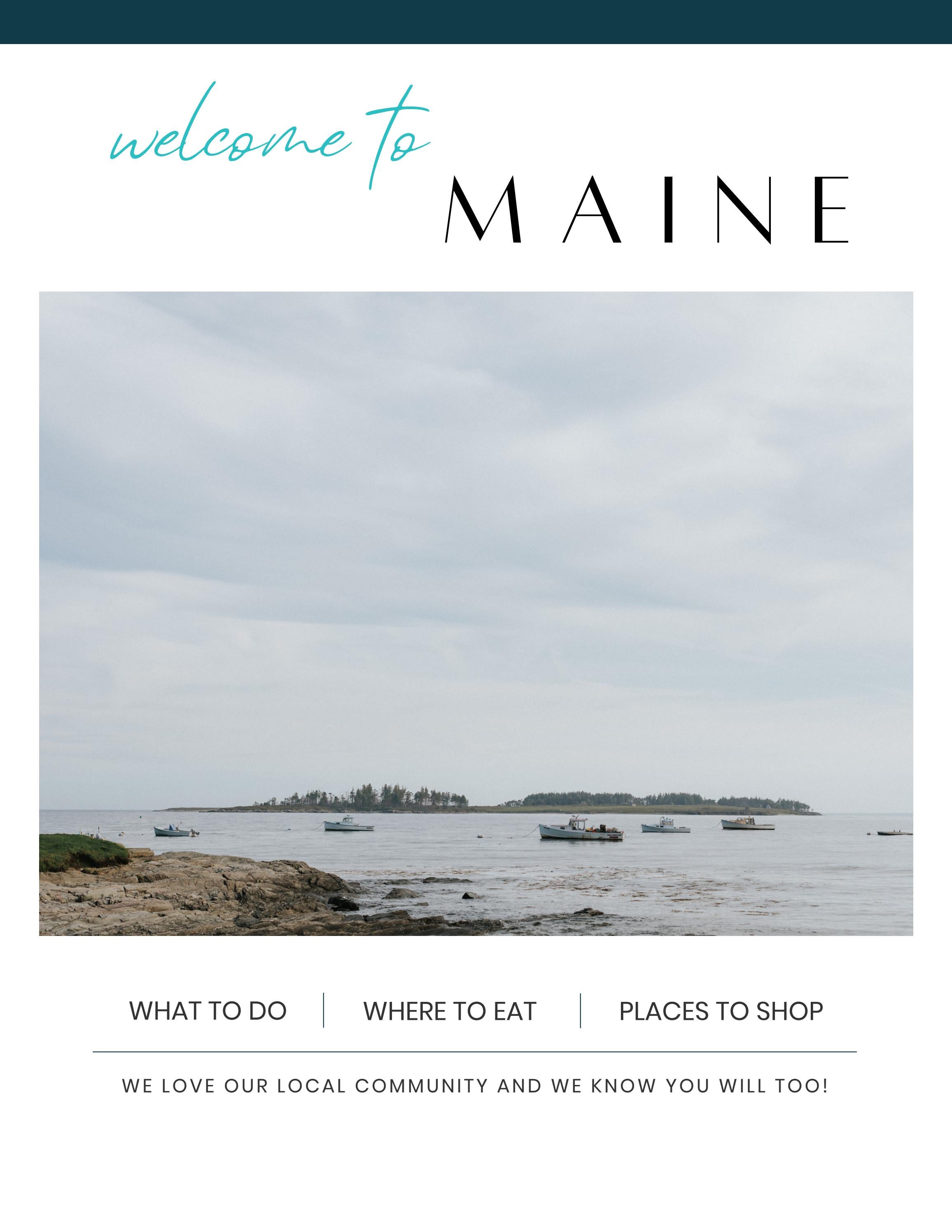 Maine Community Guide by Taylor McFarlane - Issuu