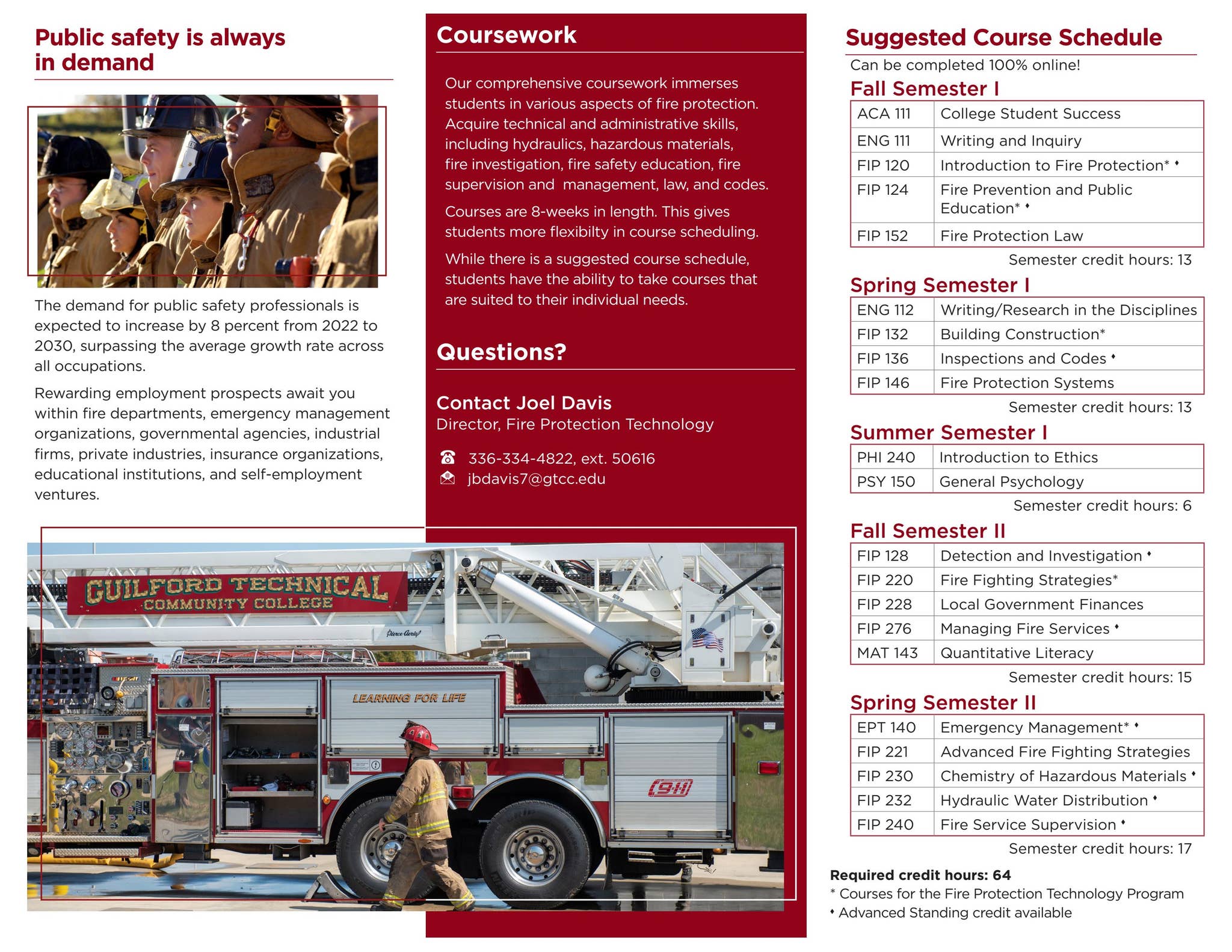 Fire Protection Technology Brochure 2023 by Guilford Technical ...