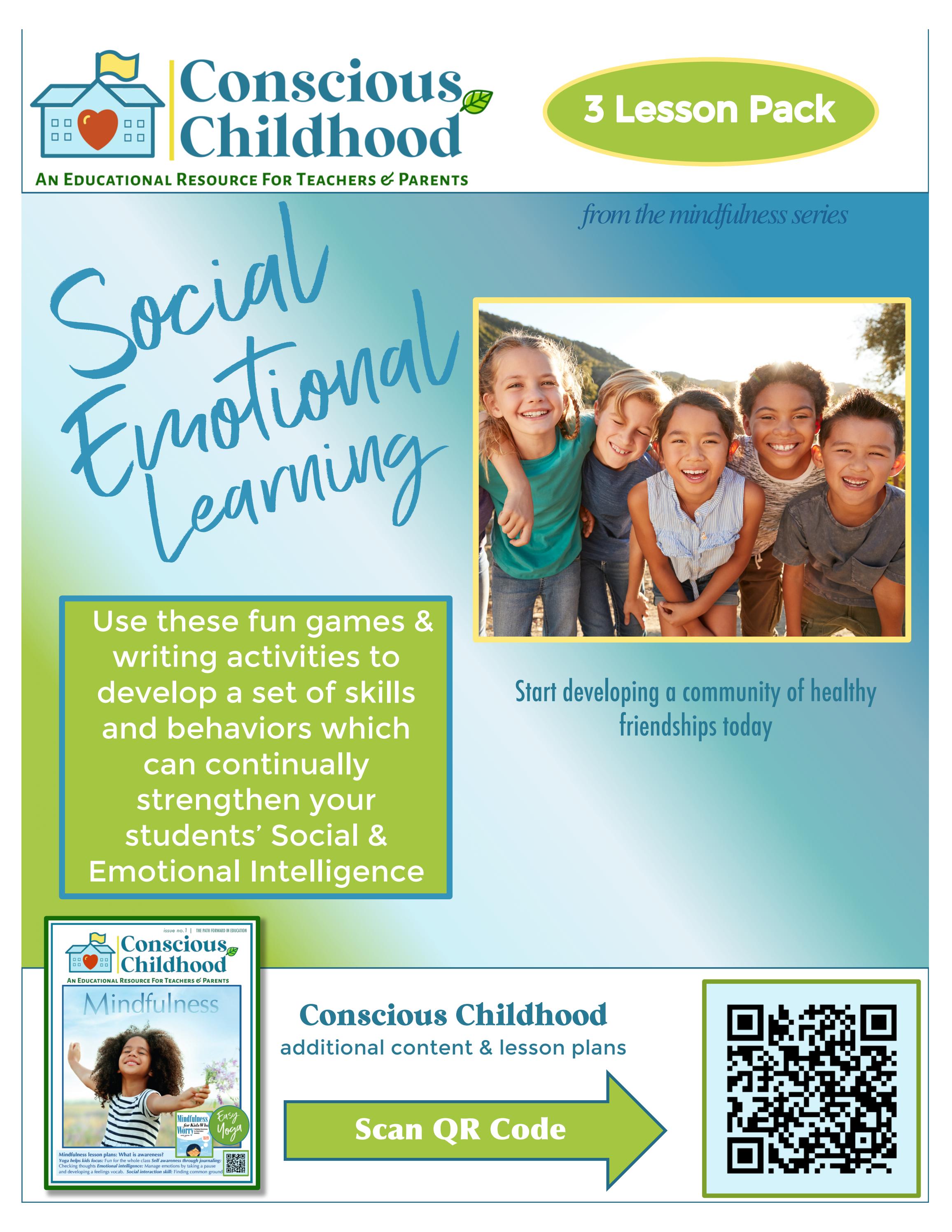 Education: How Social Emotional Learning Helps Children (3) Lesson Pack ...