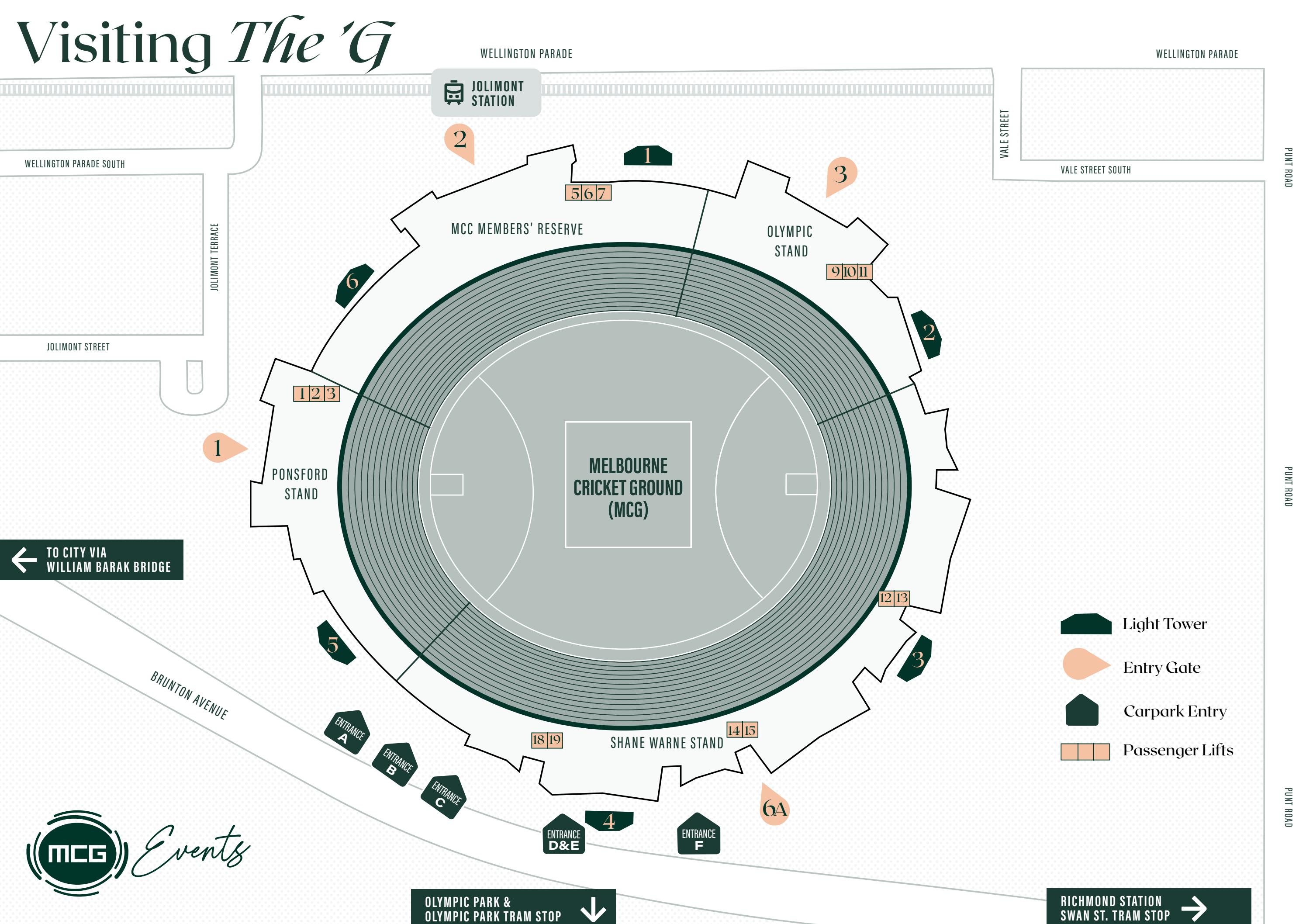 MCG Events Directional Map By Camberwell Grammar School Issuu MCG Events Directional Map By Camberwell Grammar School Issuu