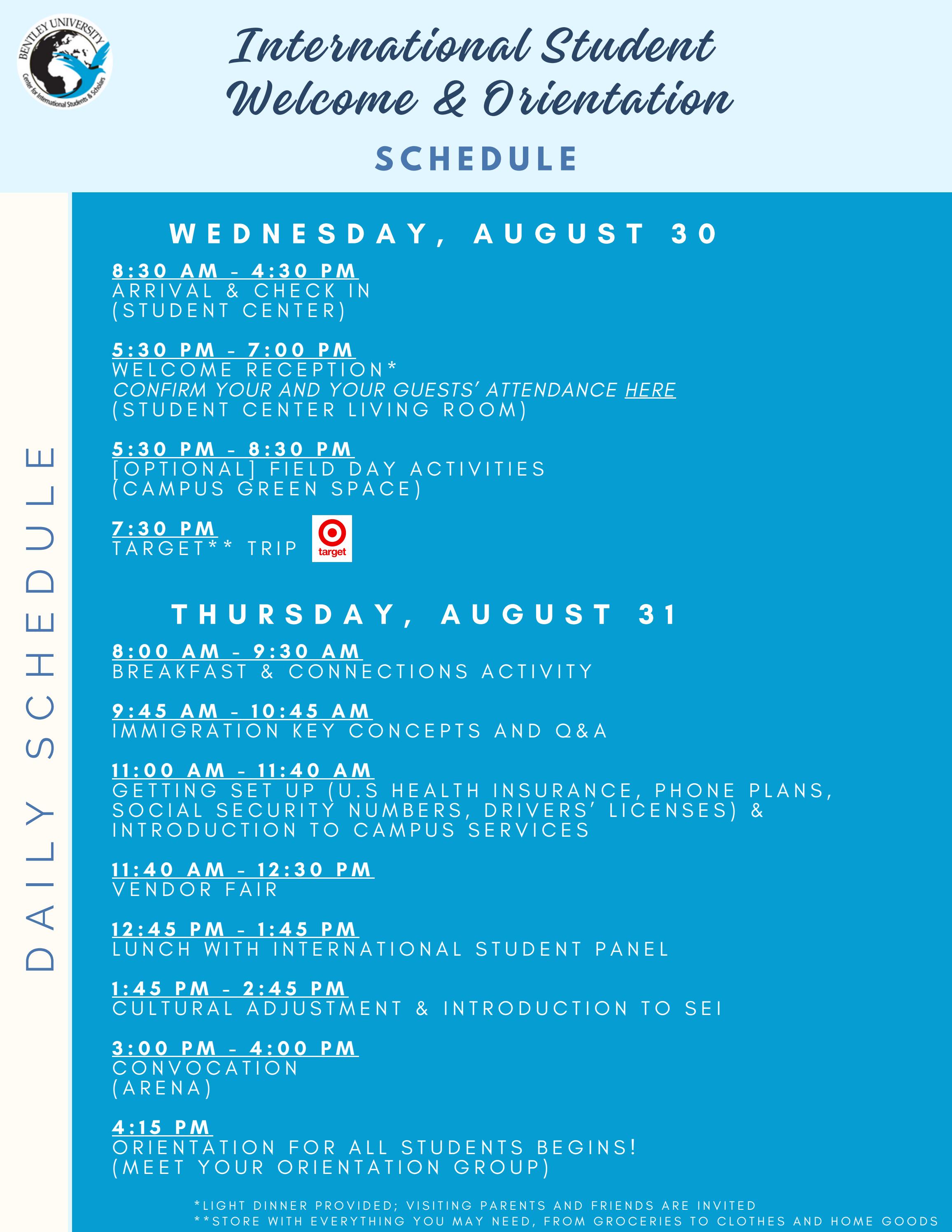 International Student Welcome & Orientation by Bentley University New Student Programs ...