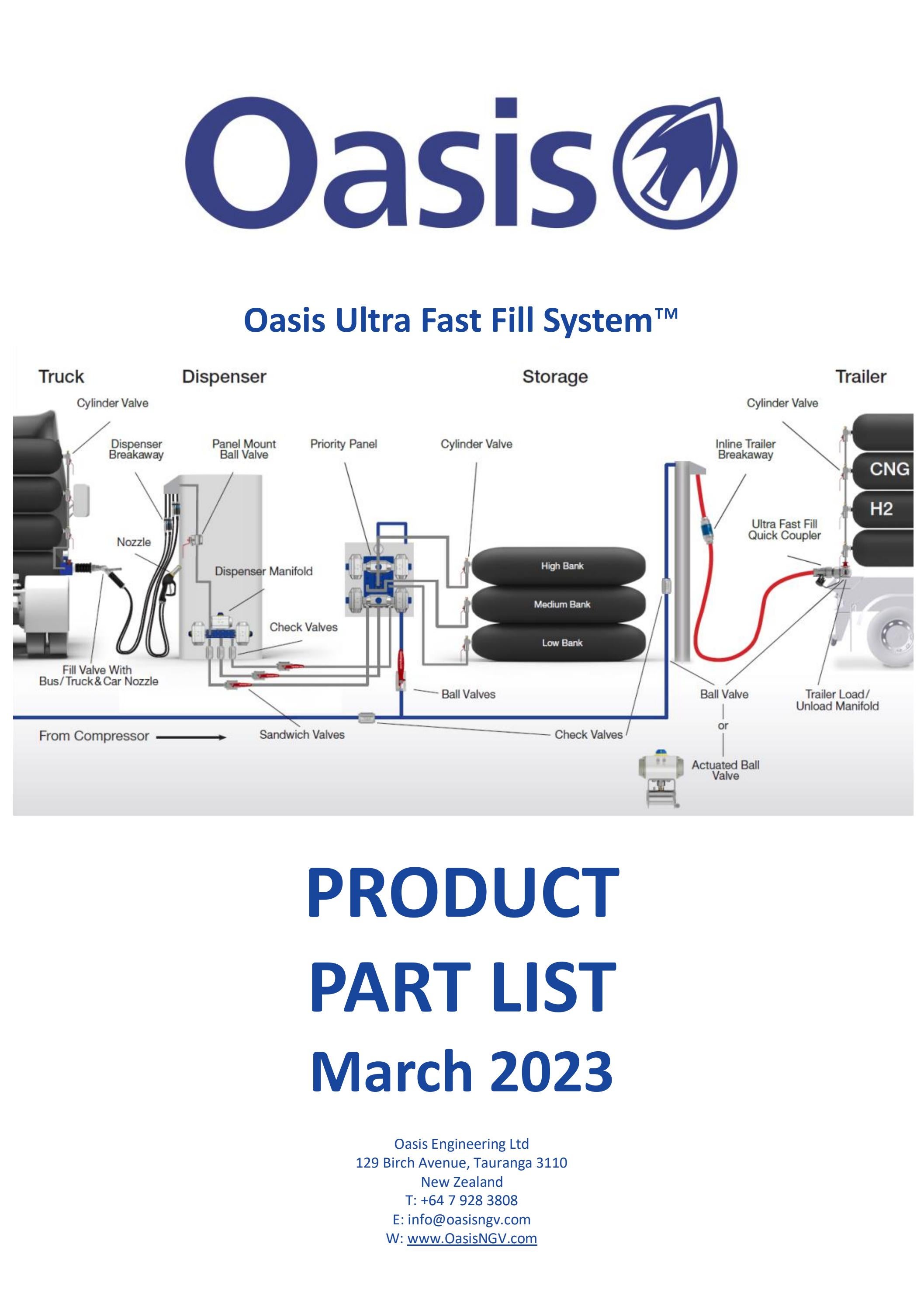 Oasis Product Part List by OasisNGV - Issuu