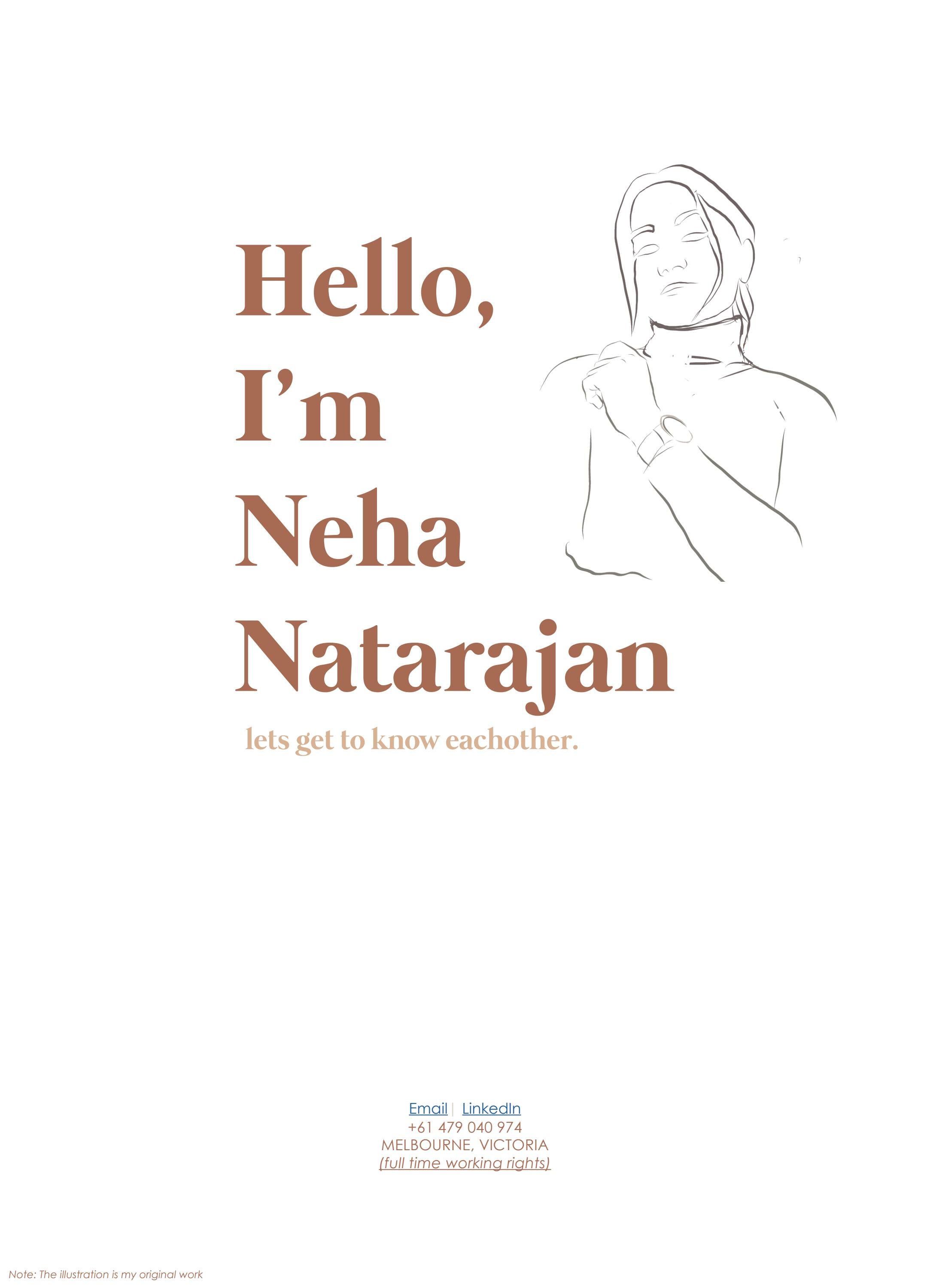 Resume by Neha Natarajan - Issuu