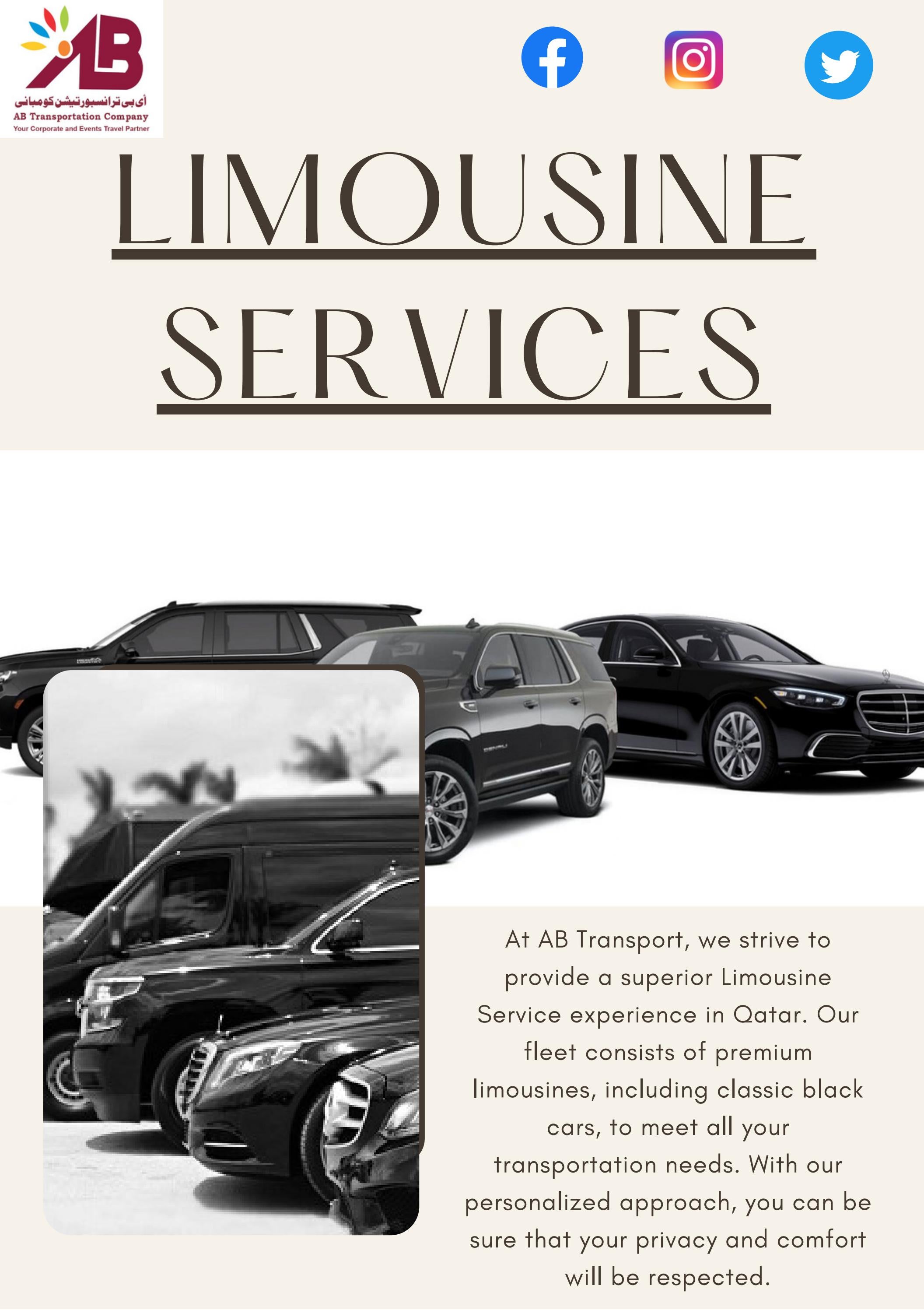 Limousine Services Company in Qatar by Ab Transport - Issuu