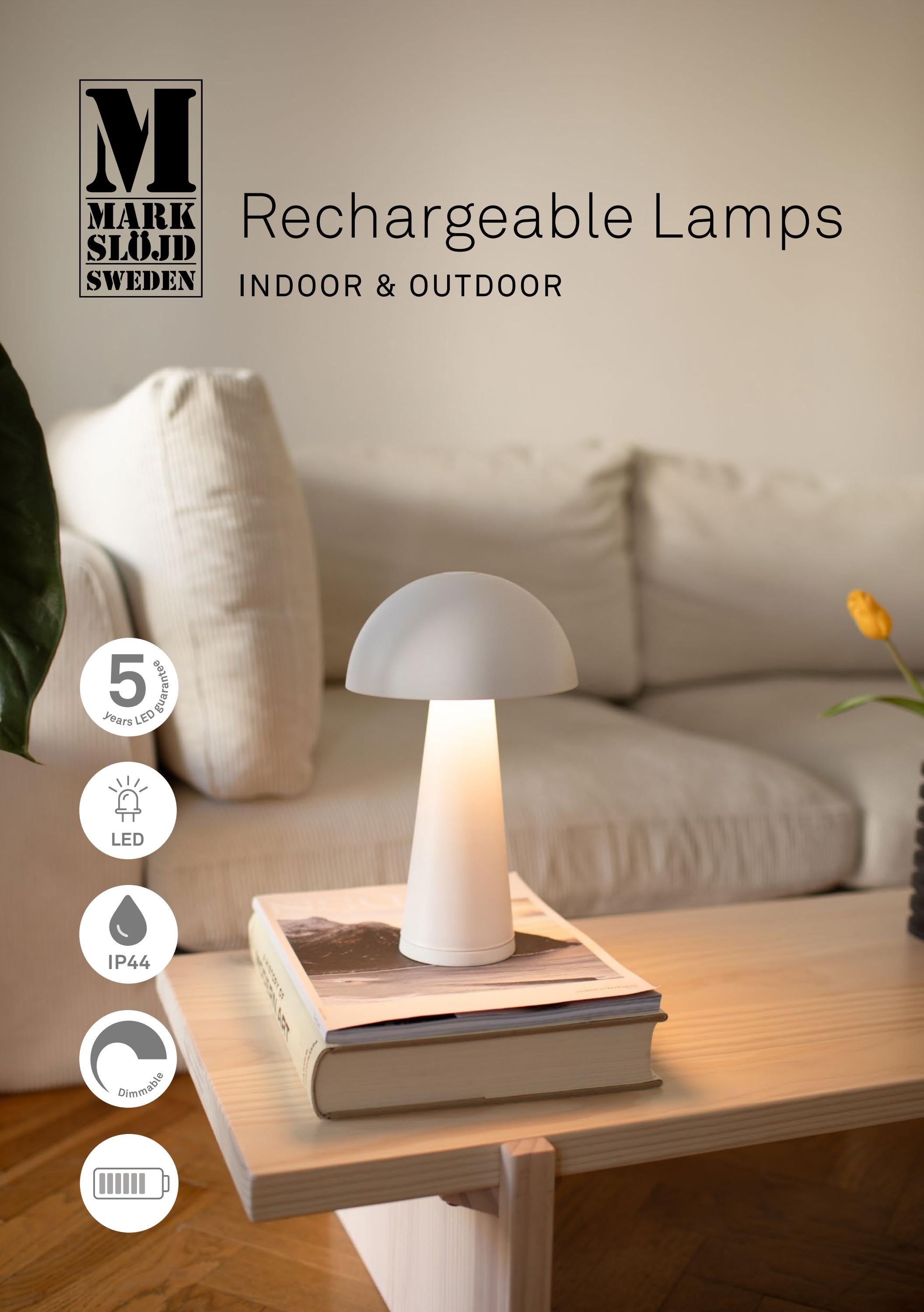 Rechargeable outdoor & indoor lamp by Markslöjd AB - Issuu