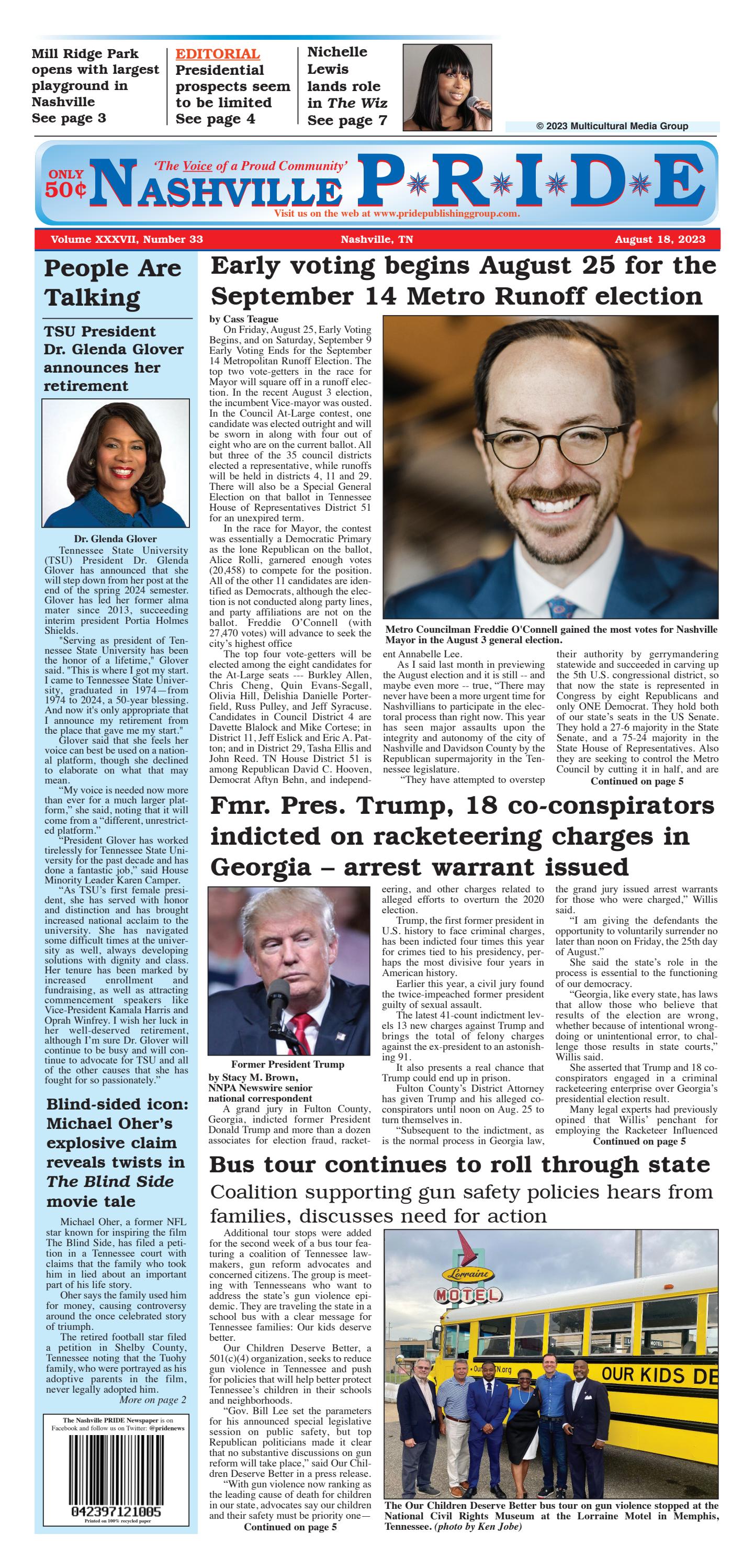 Nashville PRIDE August 18, 2023 by Nashville Pride Newspaper - Issuu