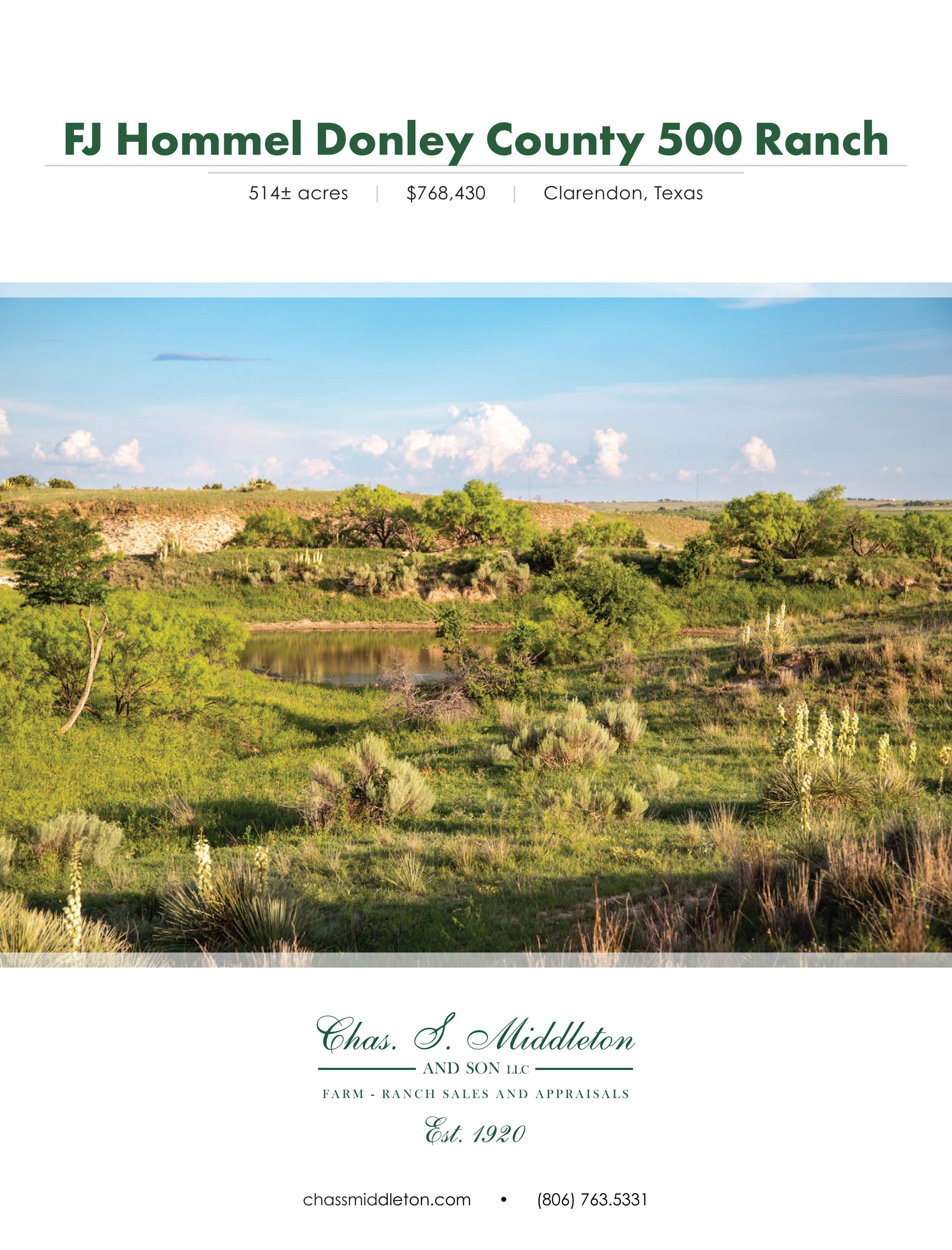 FJ Hommel Donley County 500 Ranch by csmandson - Issuu