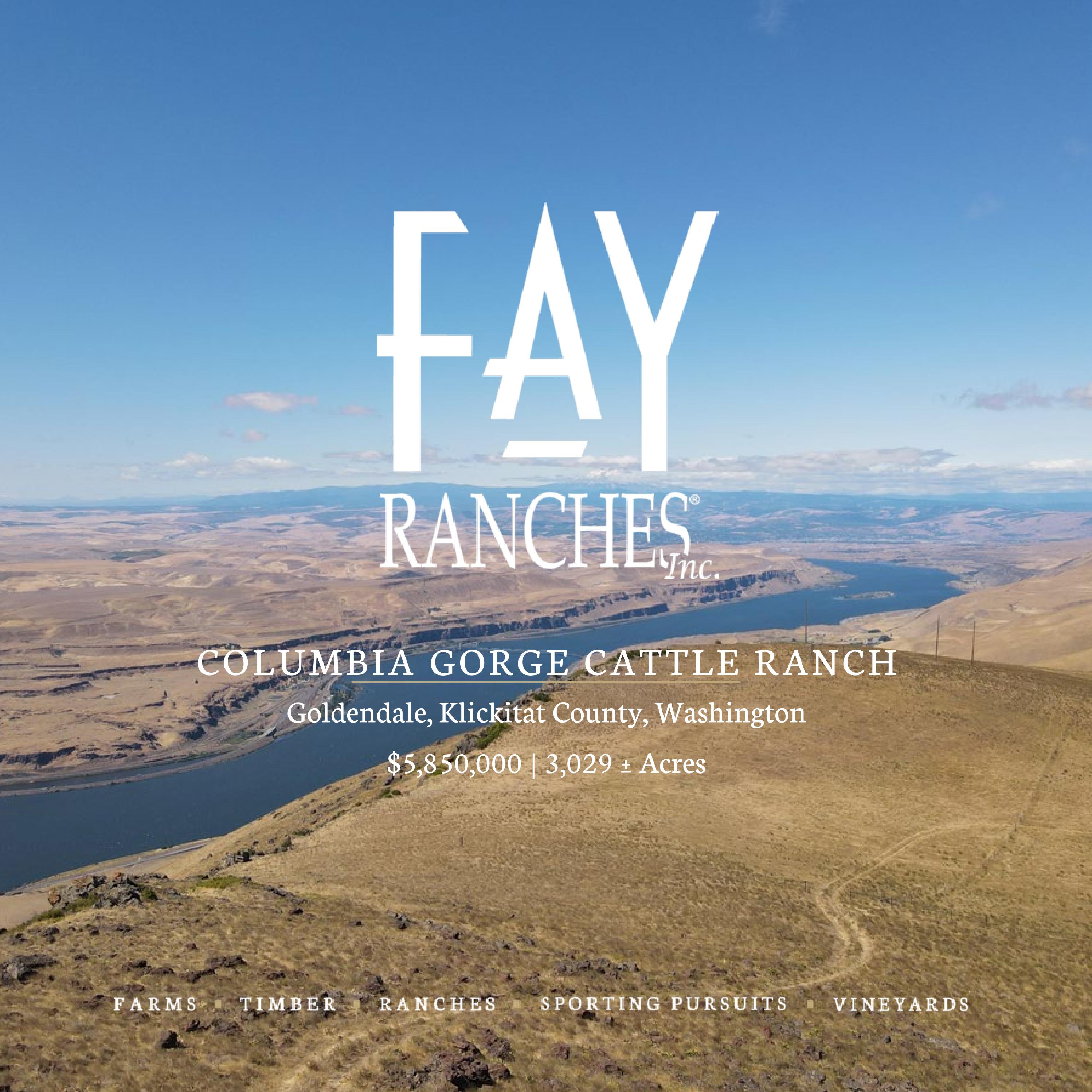 Columbia Gorge Cattle Ranch | Fay Ranches by Fay Ranches - Issuu