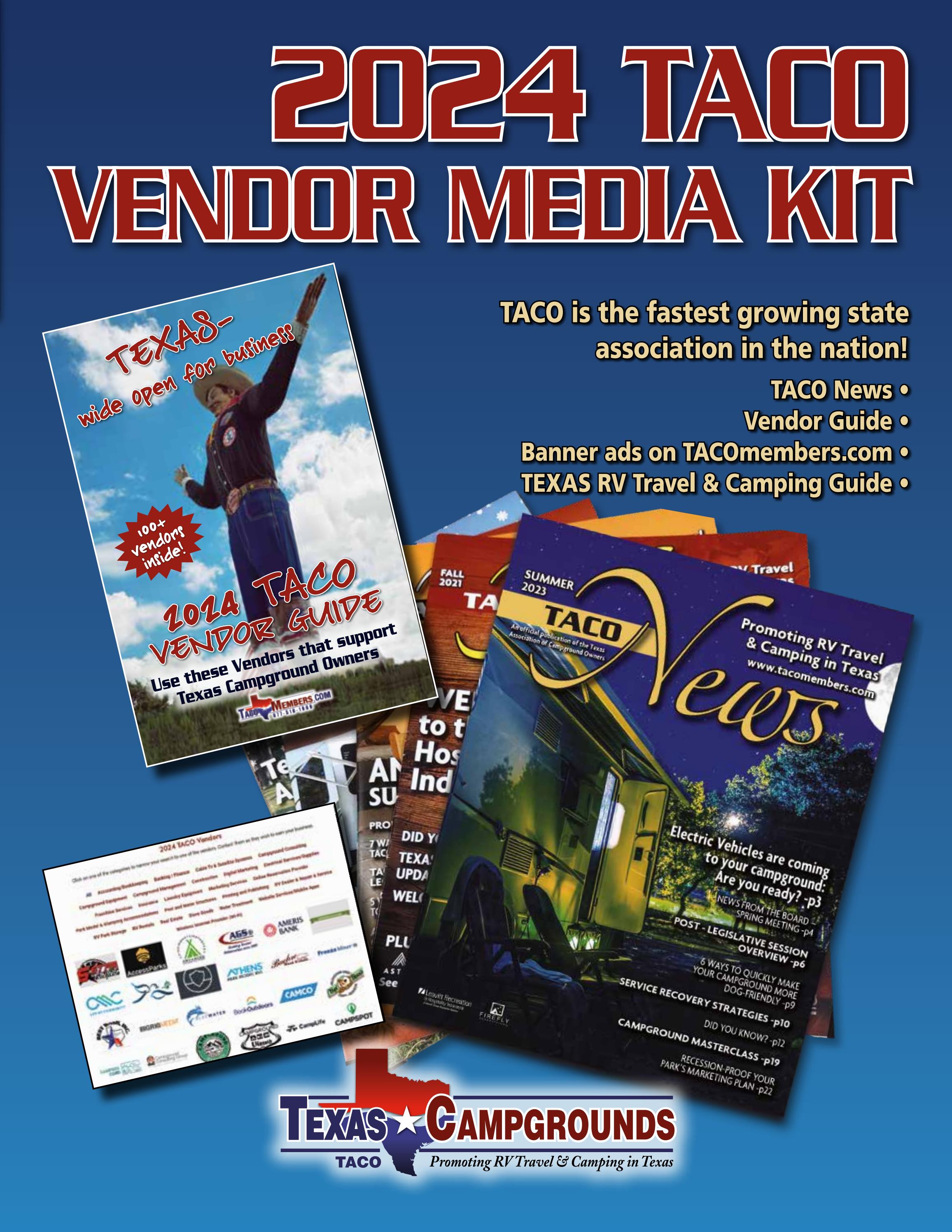 2024 TACO Vendor Media Kit by AGS/Texas Advertising - Issuu