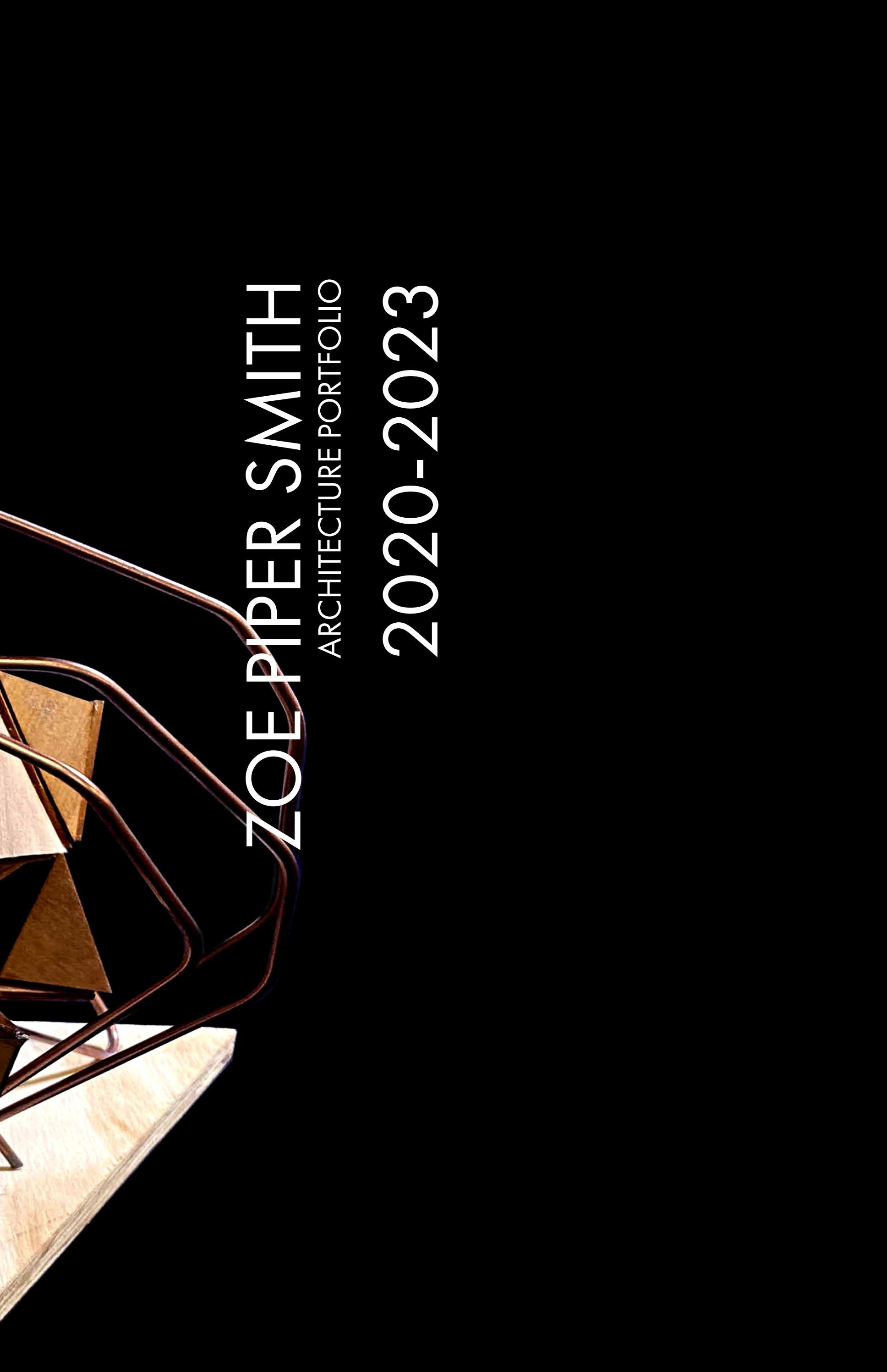 Architecture Portfolio: Zoe Piper Smith 2020-2023 by zoepipersmith - Issuu