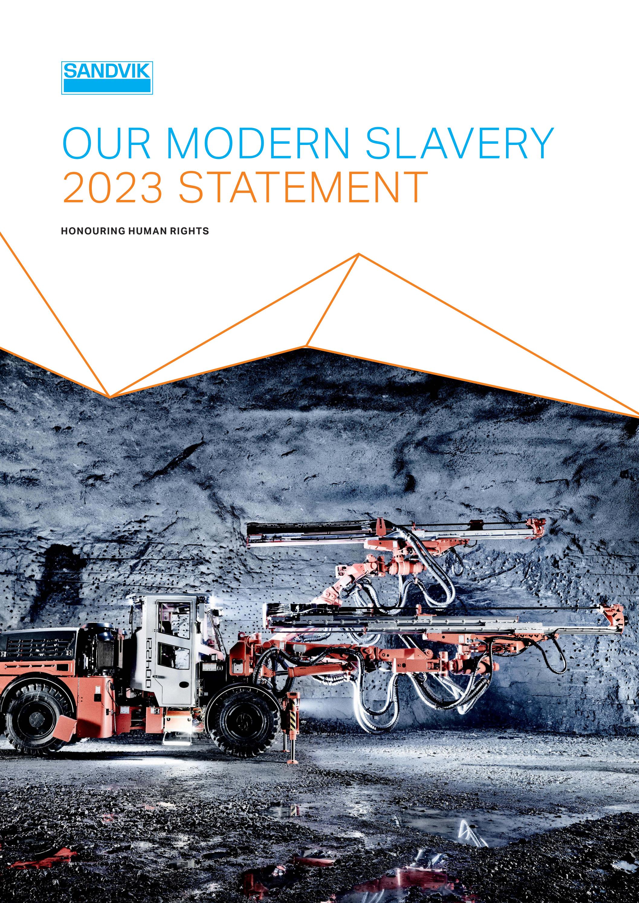 2023 Sandvik Group Australia Modern Slavery Statement by Sandvik AUS & NZ Marketing - Issuu