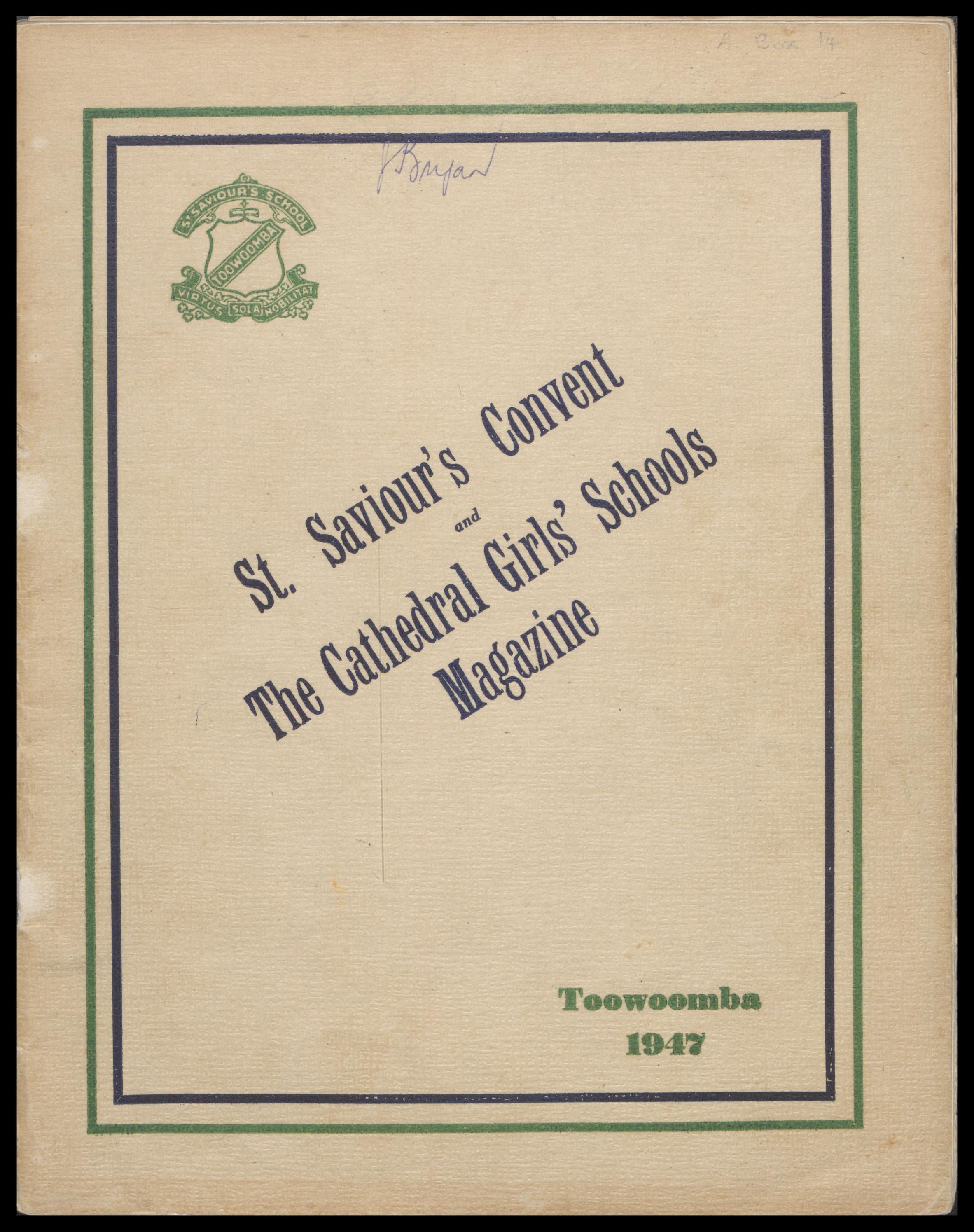 St Saviour's Convent Magazine 1947 by ssctwb - Issuu