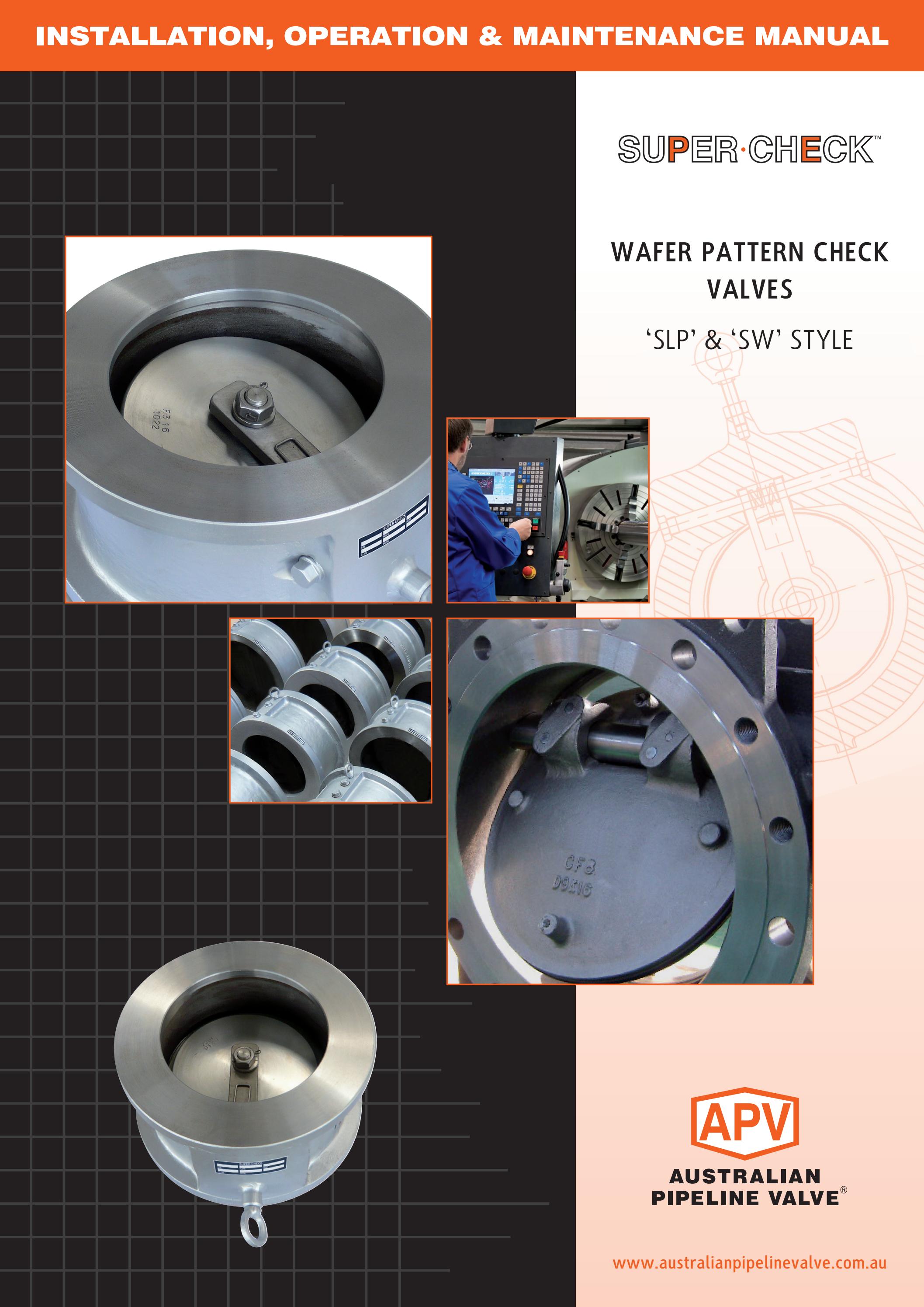 Supercheck Checkwafer SLP SW IOM by Australian Valve Centre - Issuu