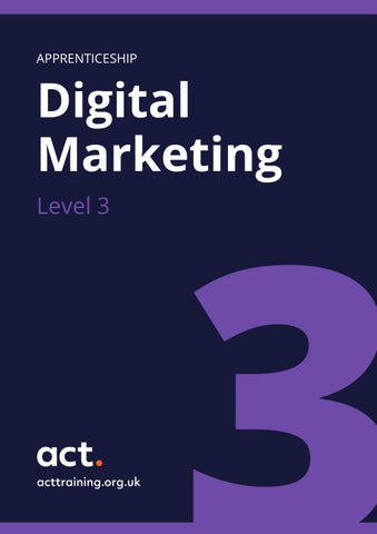 Digital Marketing Level 3 by ACT - Issuu