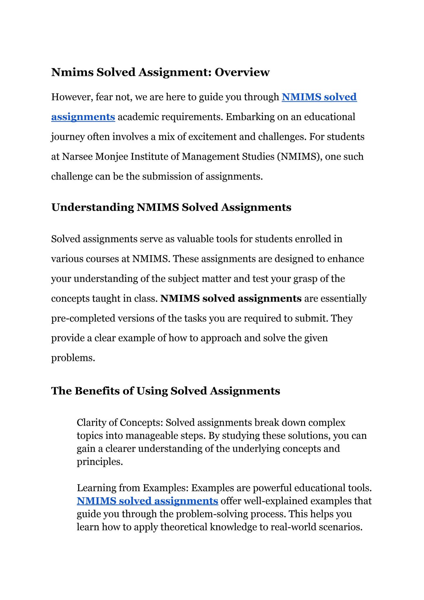 Nmims solved assignments by Mohd Quasim teamH - Issuu