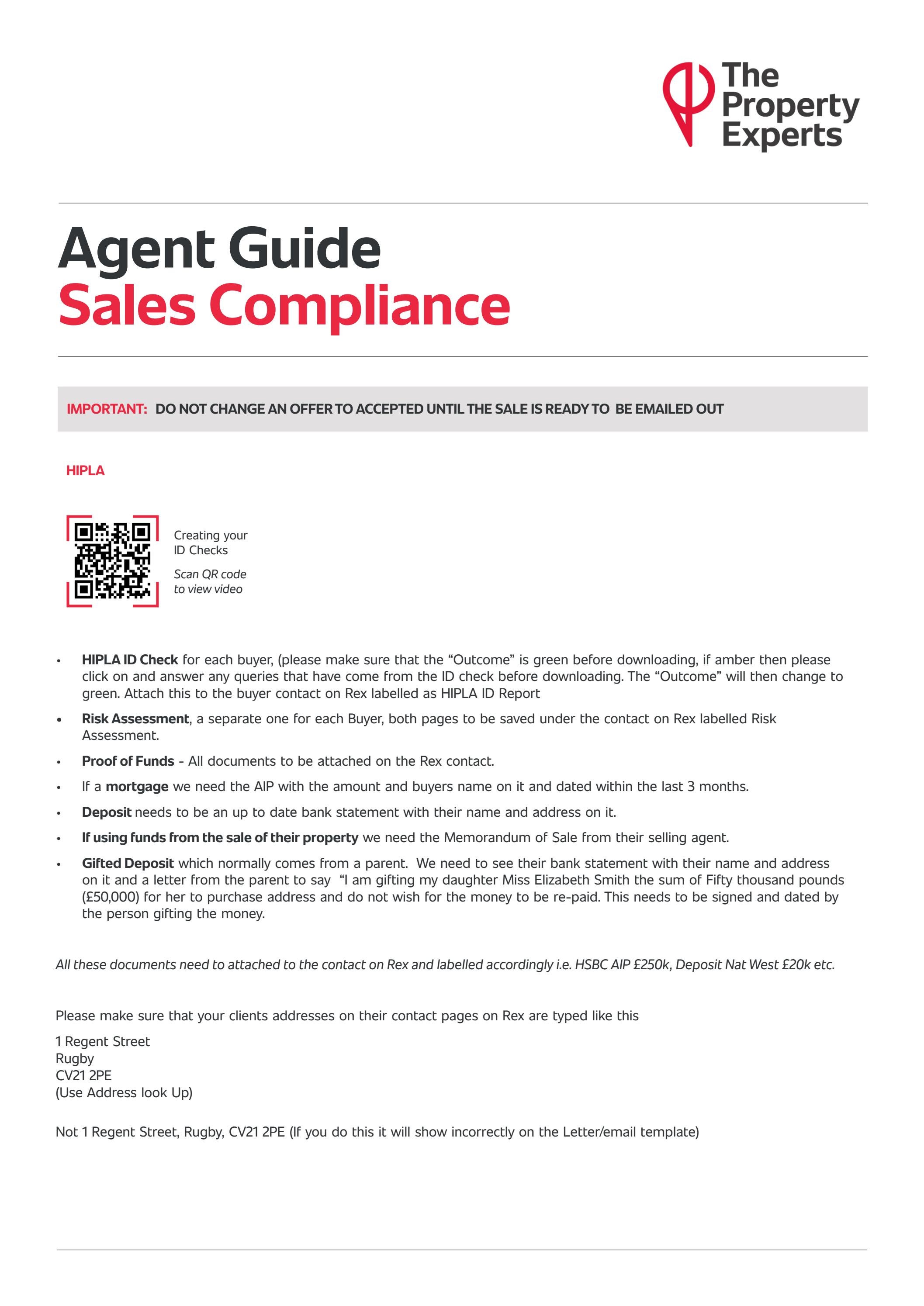 Sales Compliance Guide by thepropertyexperts.co.uk - Issuu