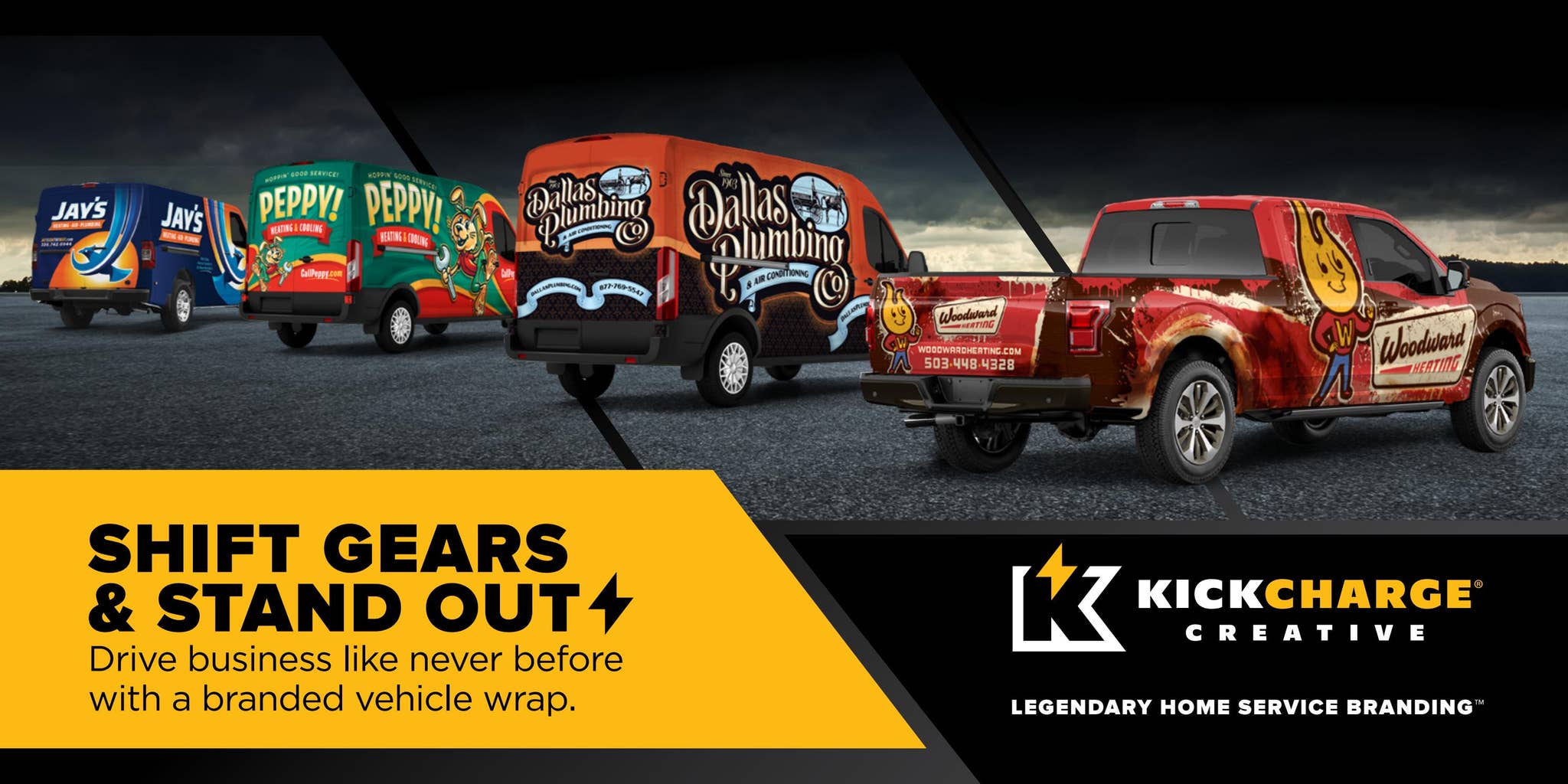 KickCharge® Vehicle Wrap Brochure by KickCharge Creative - Issuu