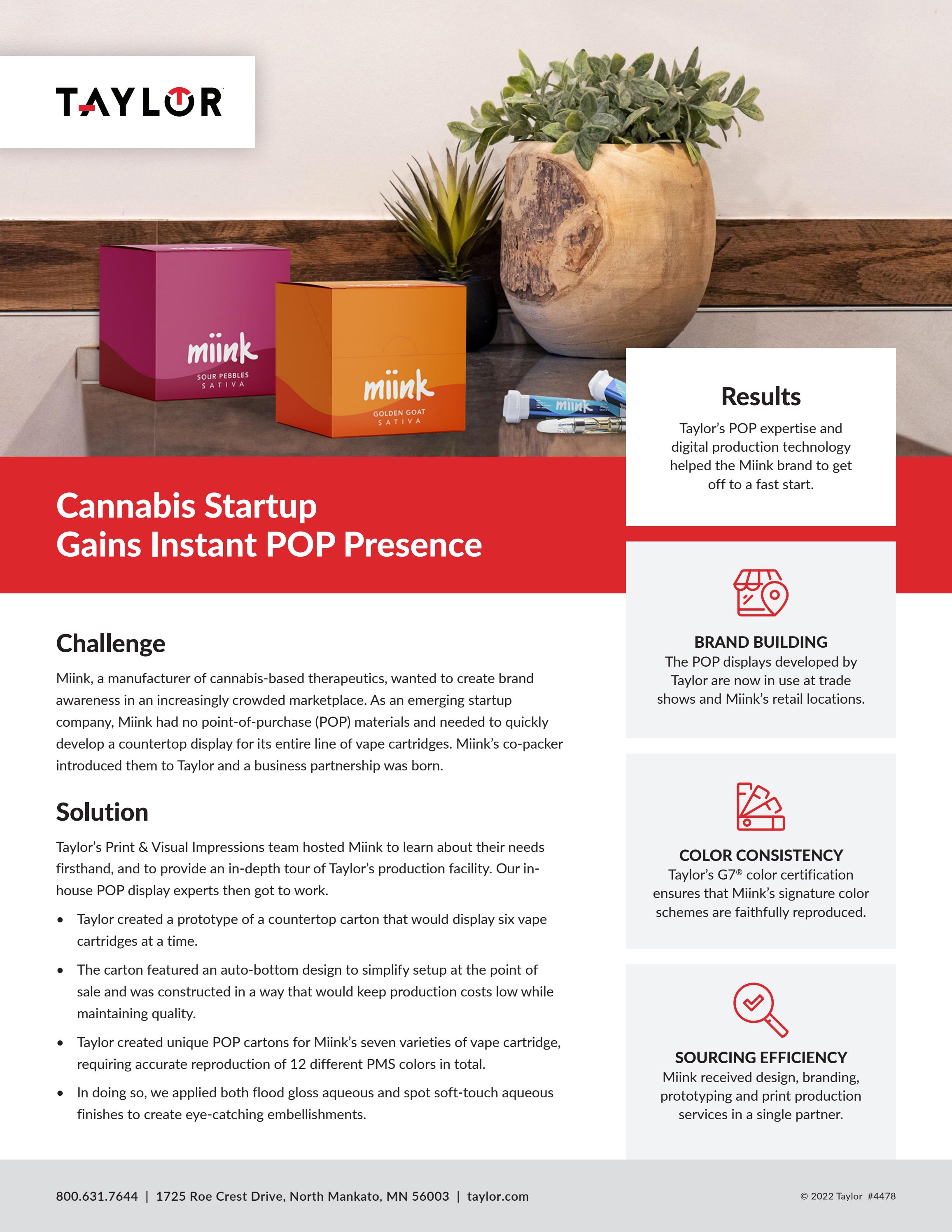 Miink POP Cartons Case Study by Taylor - Issuu
