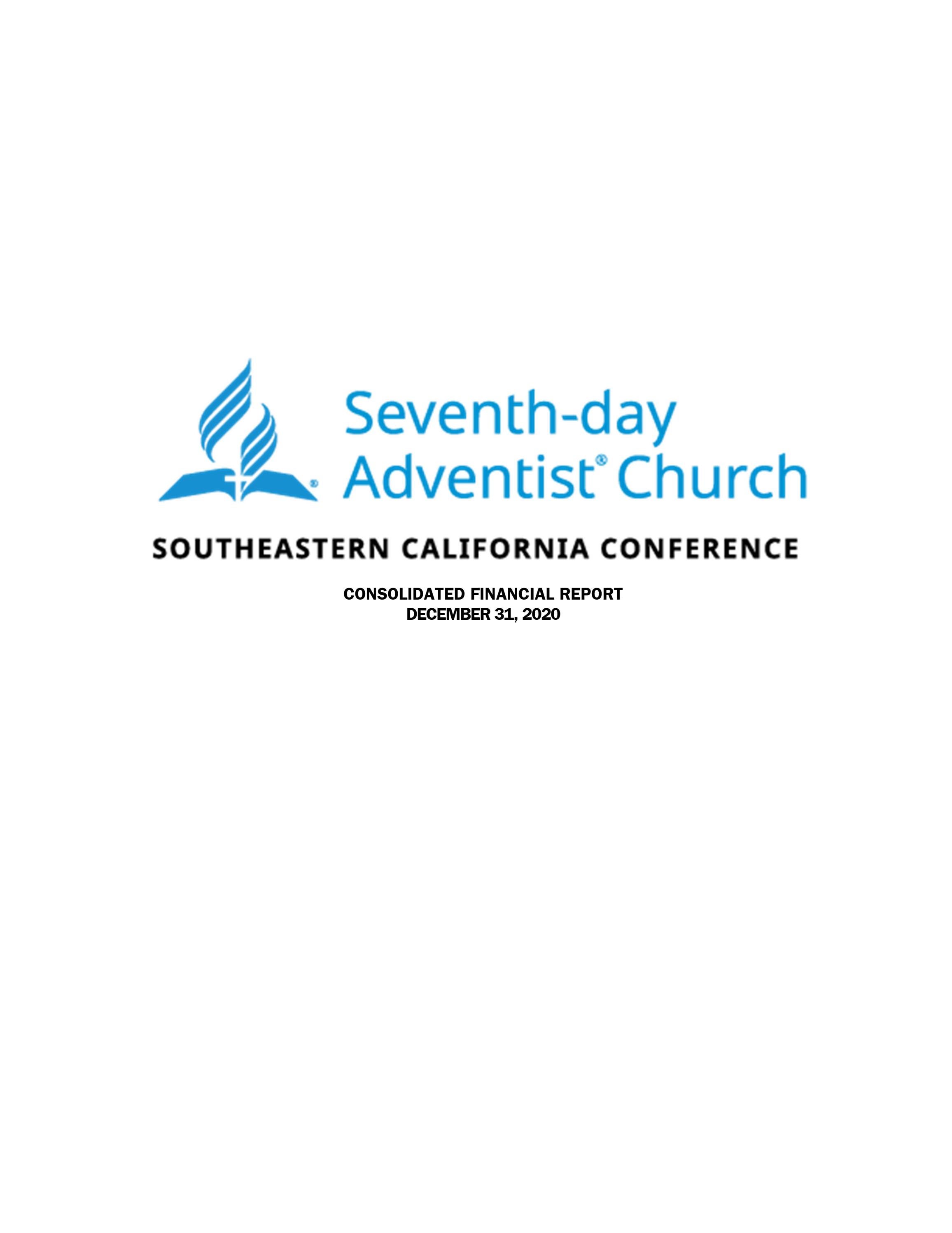 Financial Statements 2020 by Southeastern California Conference of ...