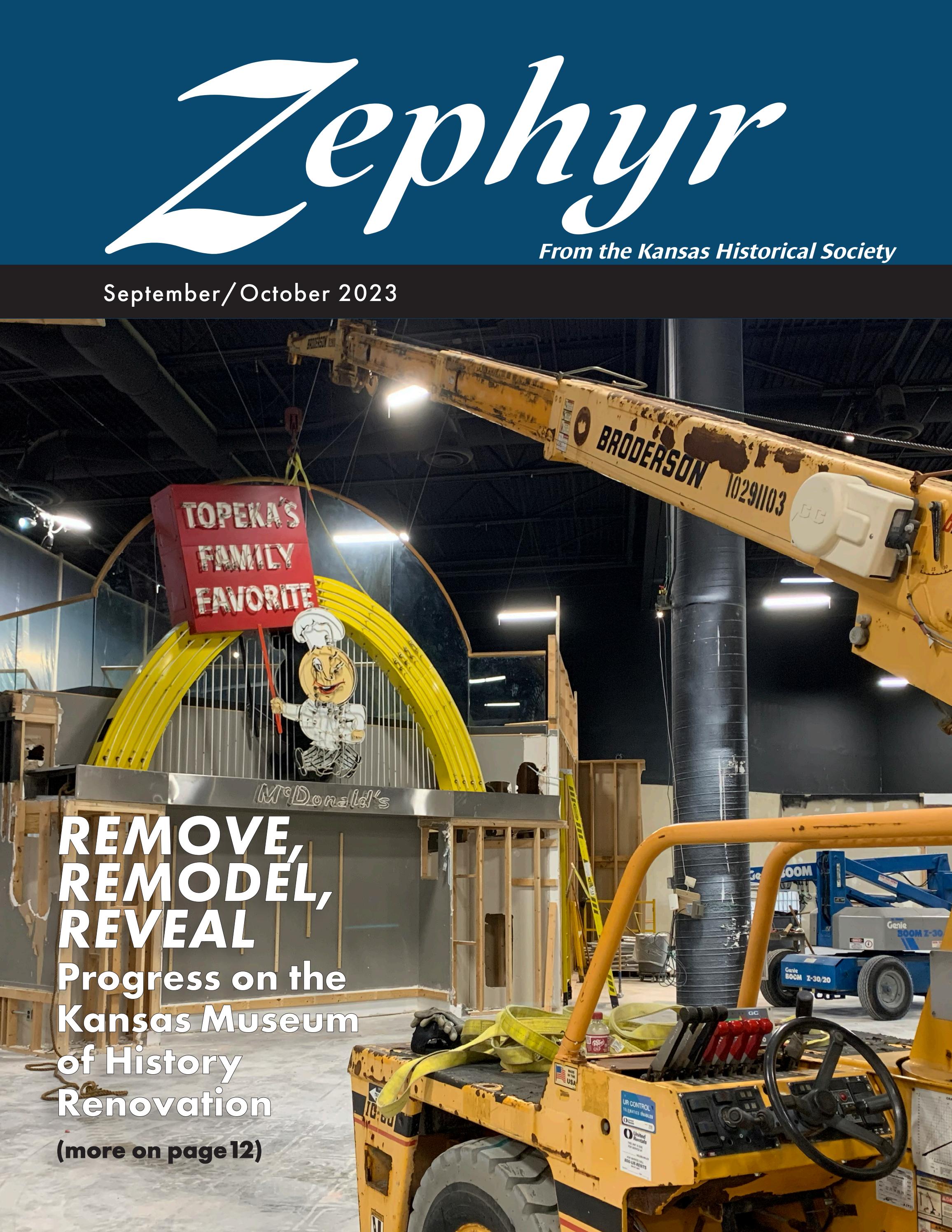 Zephyr - Volume 1, Issue 1 by Kansas Historical Society - Issuu
