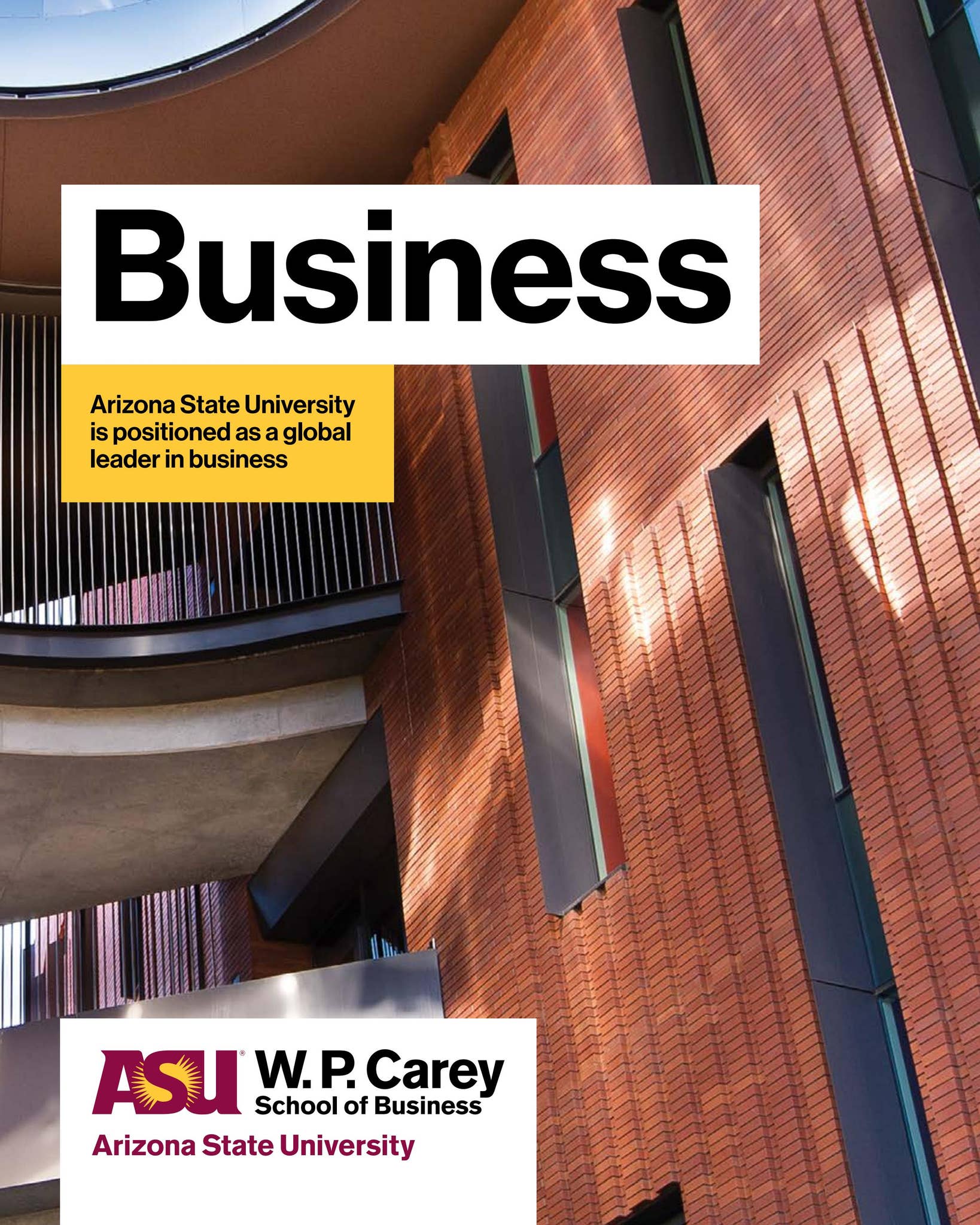 Business – Arizona State University is positioned as a global leader in ...