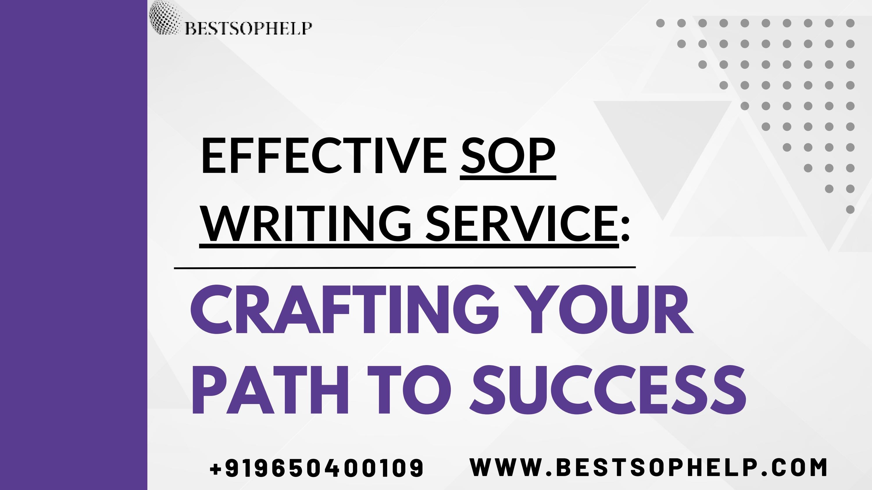 Effective SOP Writing Service: Crafting Your Path to Success by sop-writing-service - Issuu
