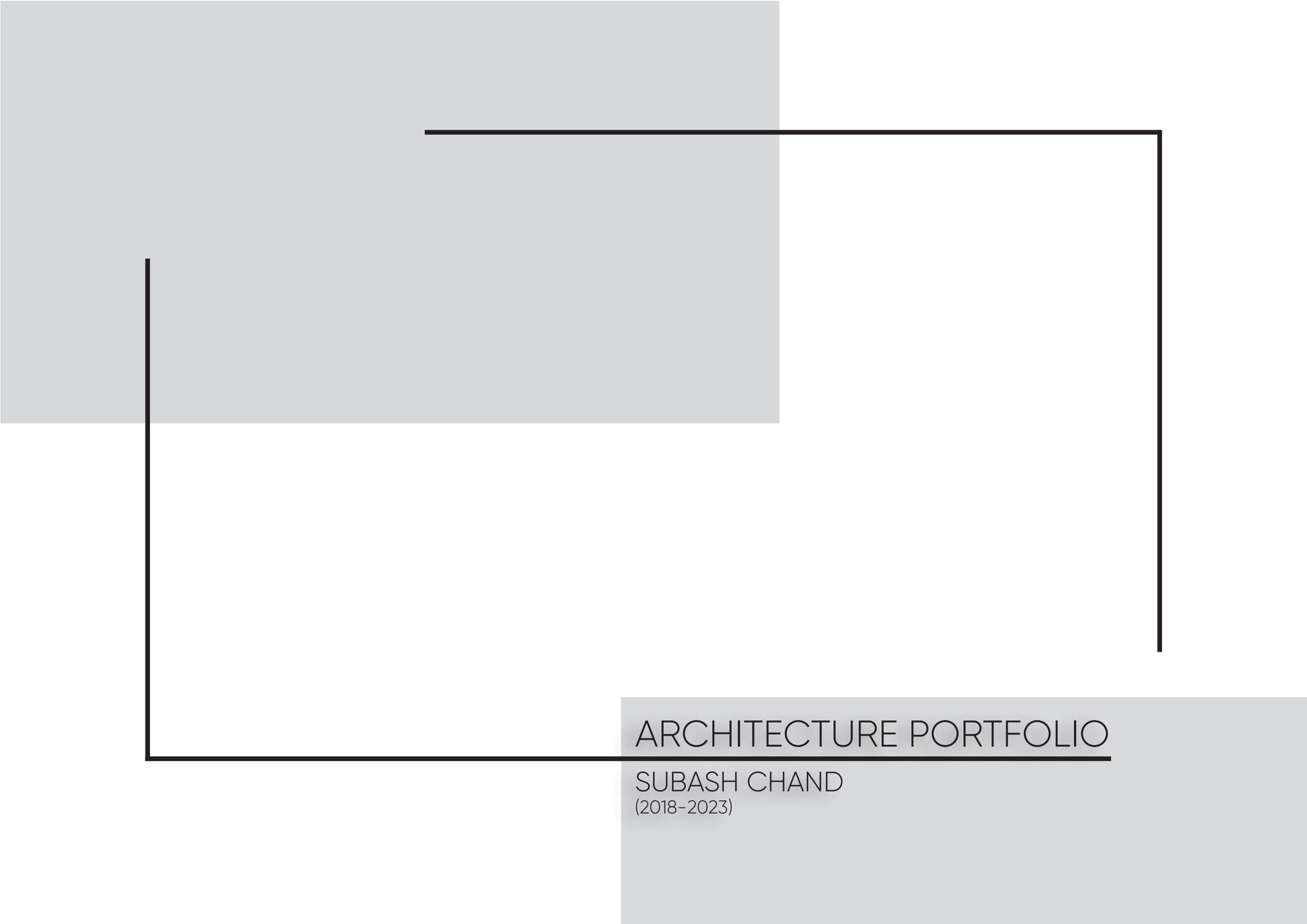 Architecture Internship Portfolio - Subash Chand by Subash Chand ...
