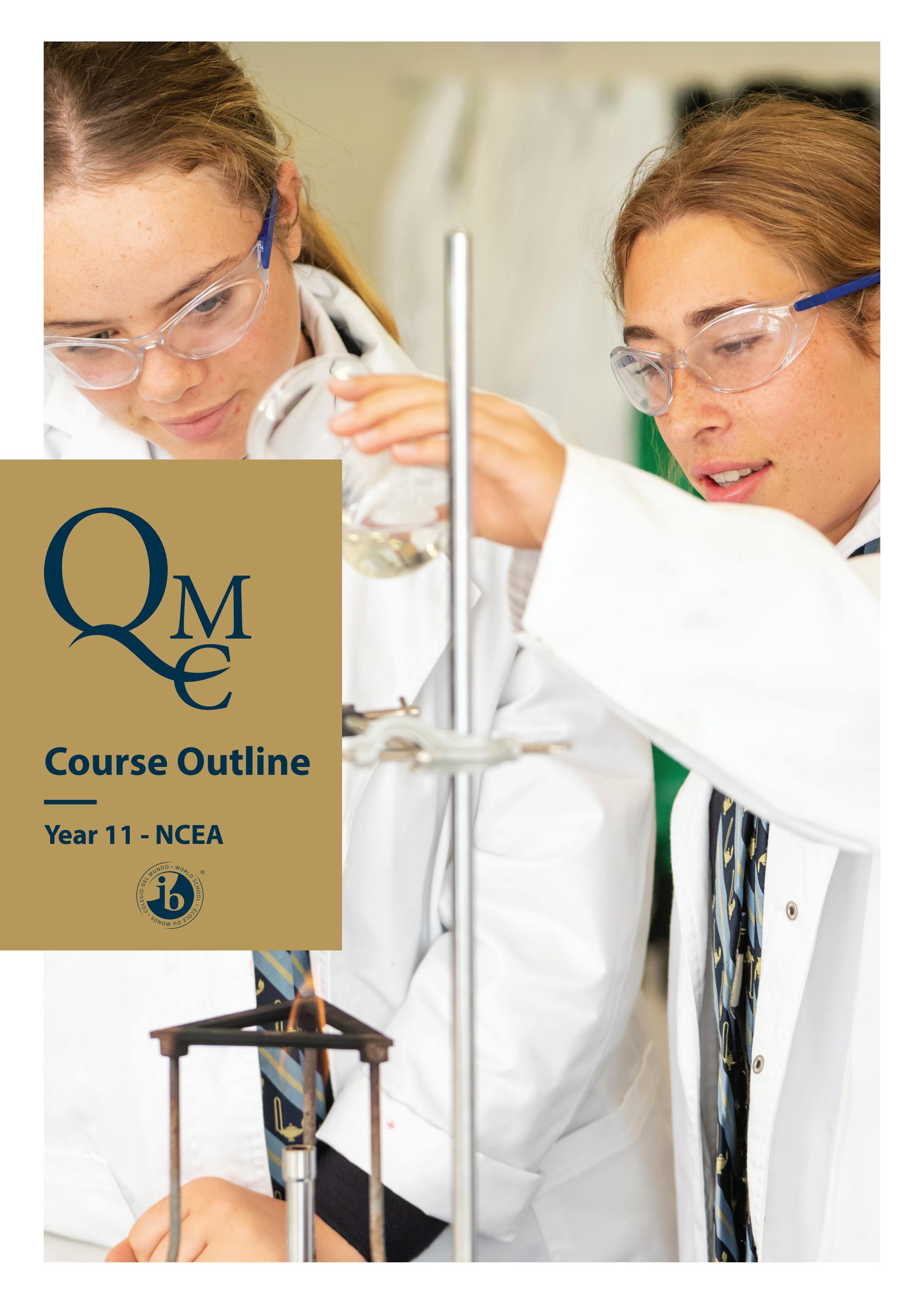 QMC Course Outline Booklet Year 11 2023 by QueenMargaretCollege - Issuu
