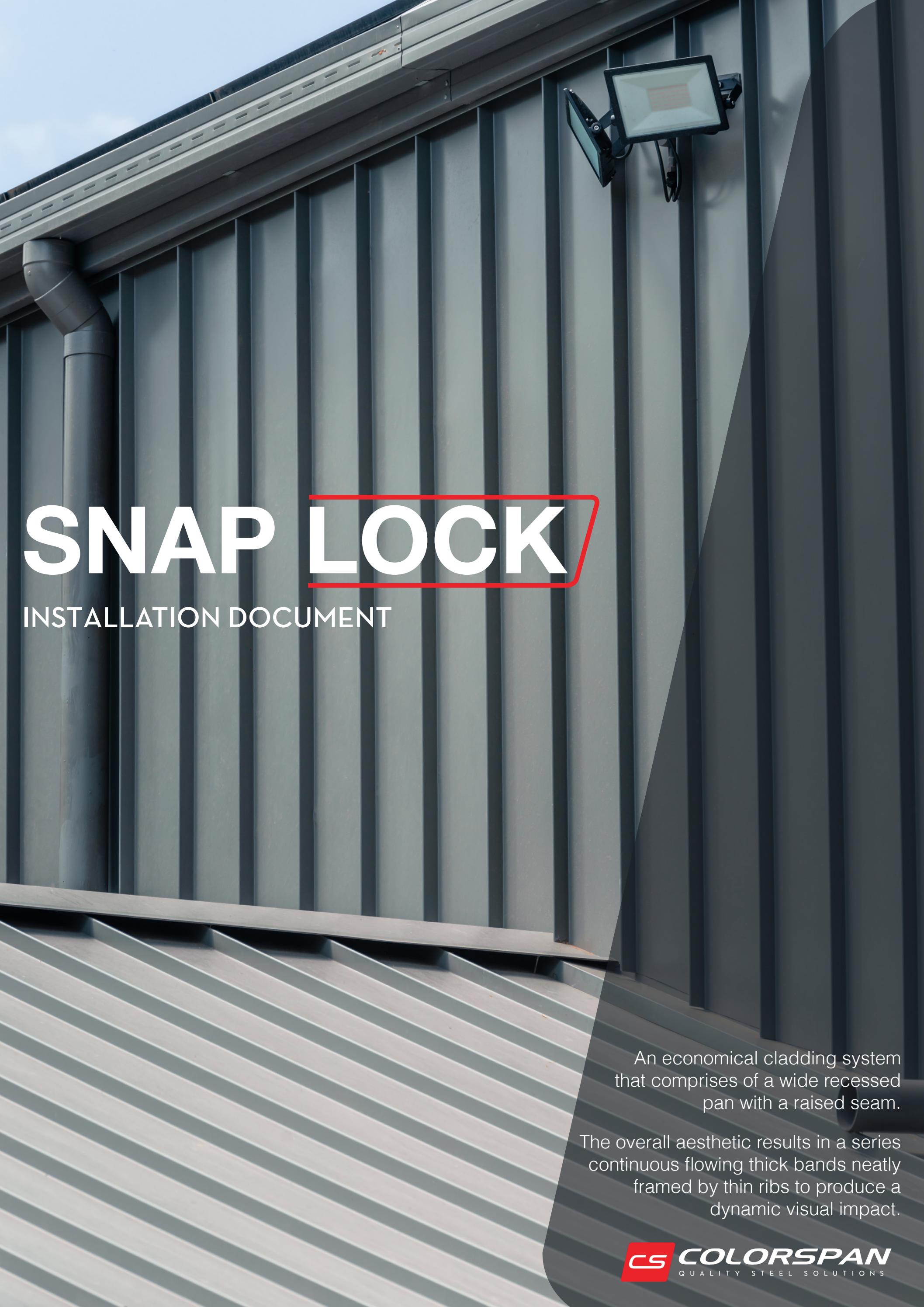 Colorspan Snap Lock Installation Technical Document by NEOTEQ - Issuu