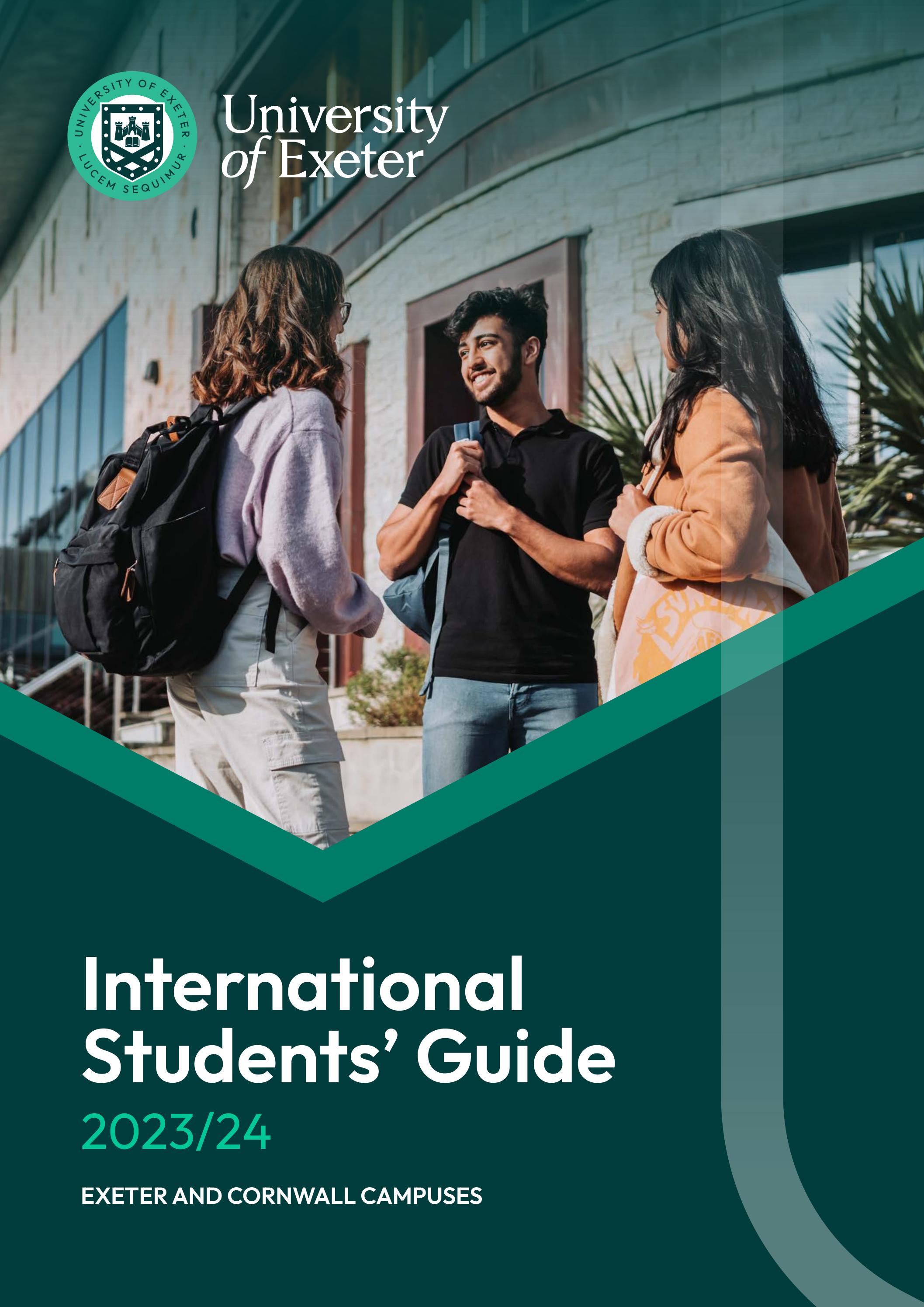 University of Exeter International Students’ Guide by University of ...
